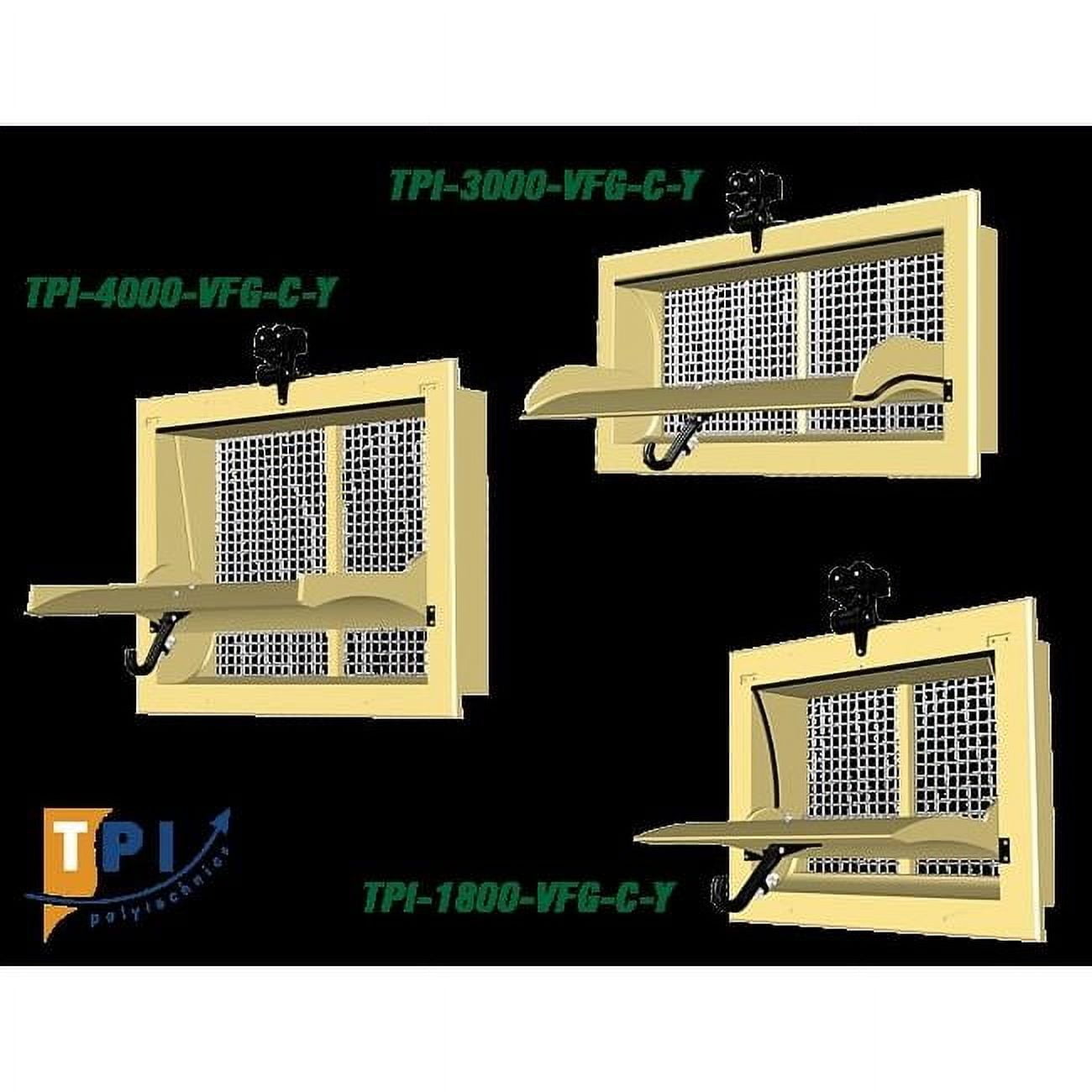 J&D Manufacturing TPI-794-C Air Guide for TPI 4000-C Series Wall Inlets ...