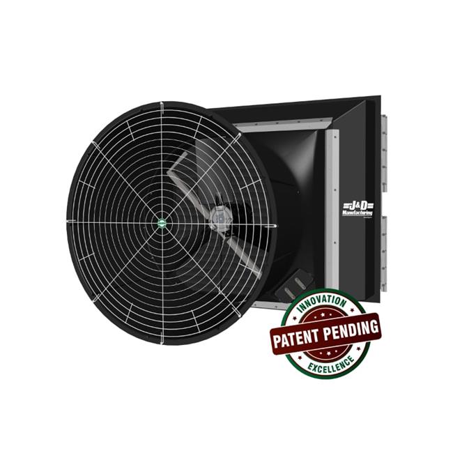 J&D Manufacturing VSTA55P3CPM403C-SL 55 in. Aluminum Shutter Storm PM-D ...