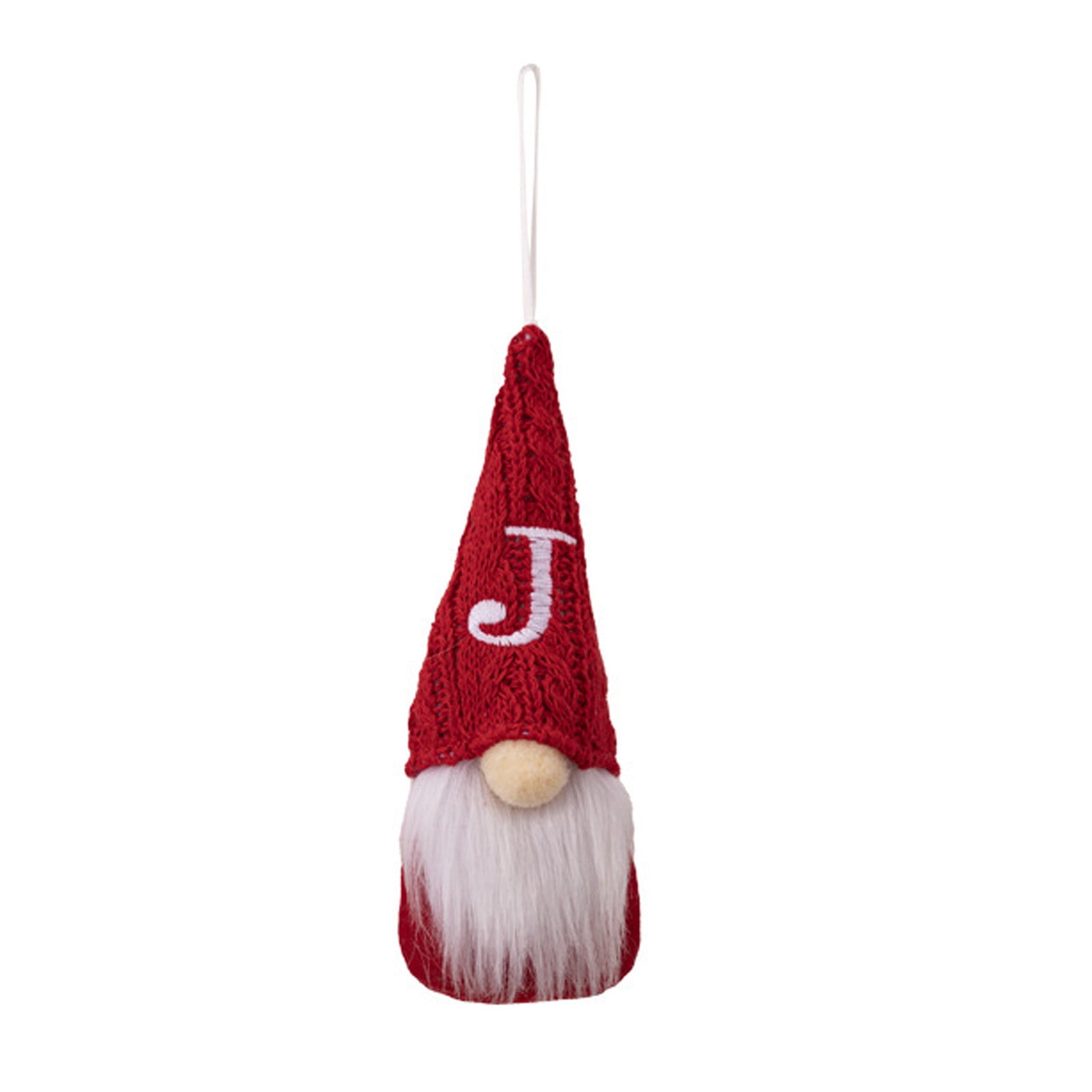 J Diy Alphabet Letter Ornament For Christmas Tree Decoration Dwarf Doll ...