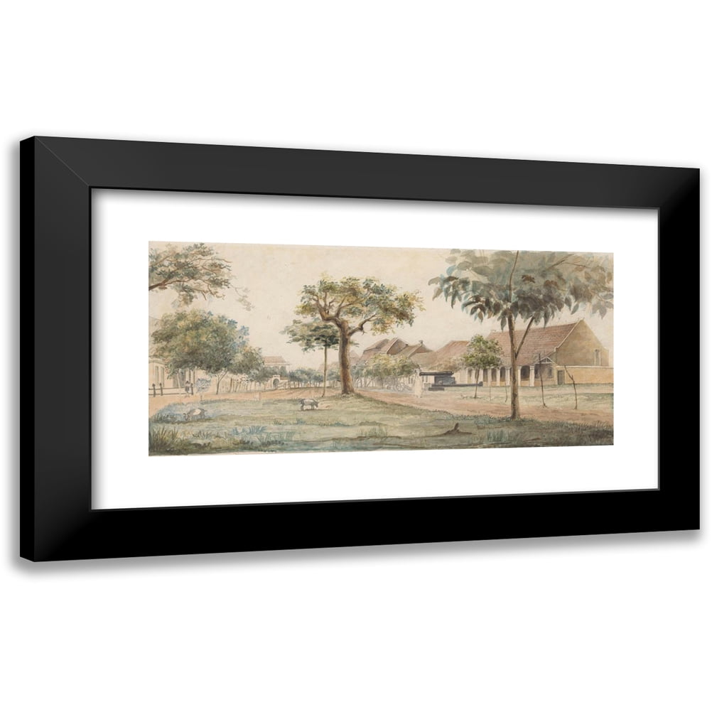 J. G. van der Does 18x10 Black Modern Framed Museum Art Print Titled ...