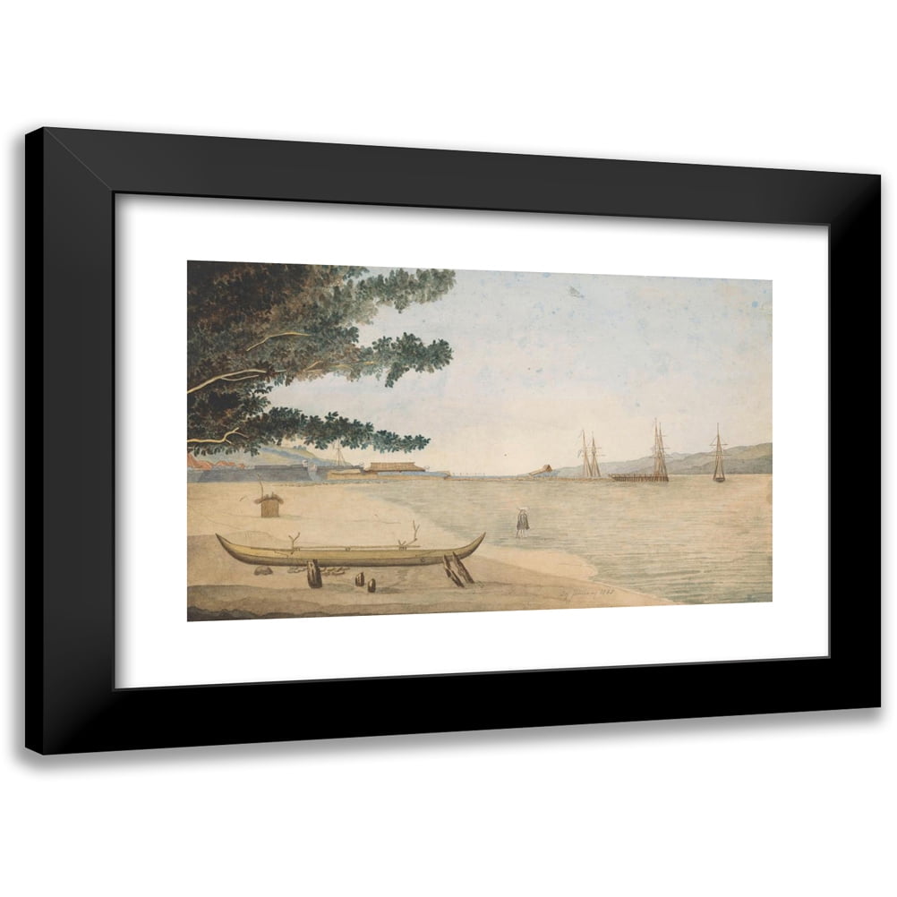 J. G. van der Does 18x13 Black Modern Framed Museum Art Print Titled ...