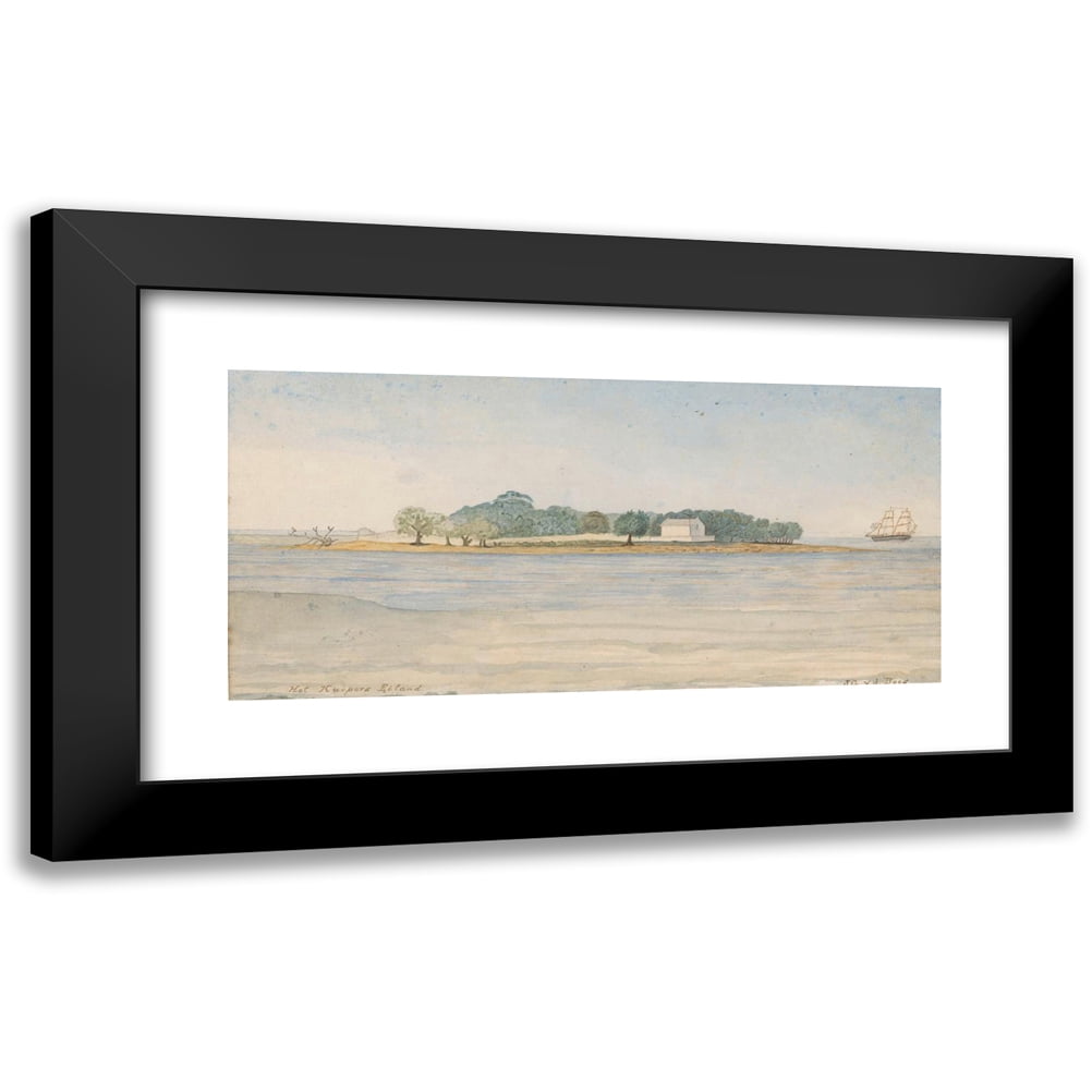 J. G. van der Does 24x13 Black Modern Framed Museum Art Print Titled ...
