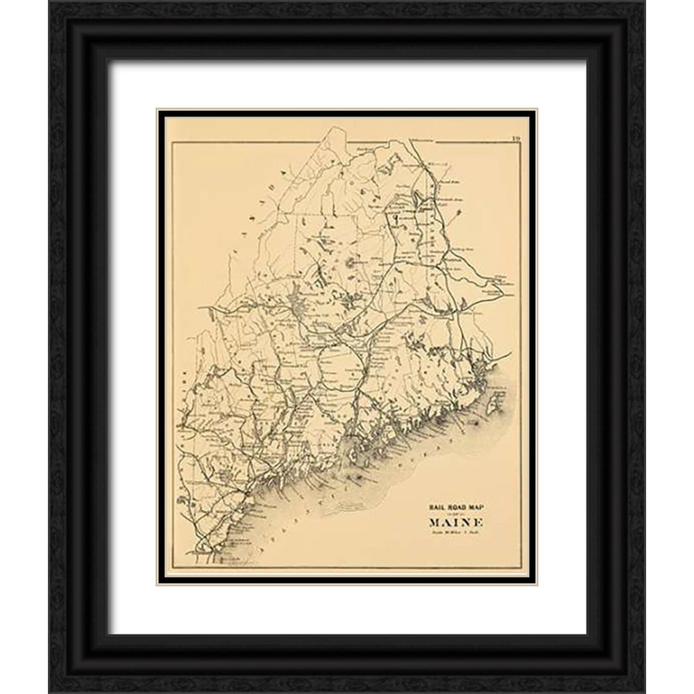 J.H. Stuart and Company 12x14 Black Ornate Wood Framed with Double ...