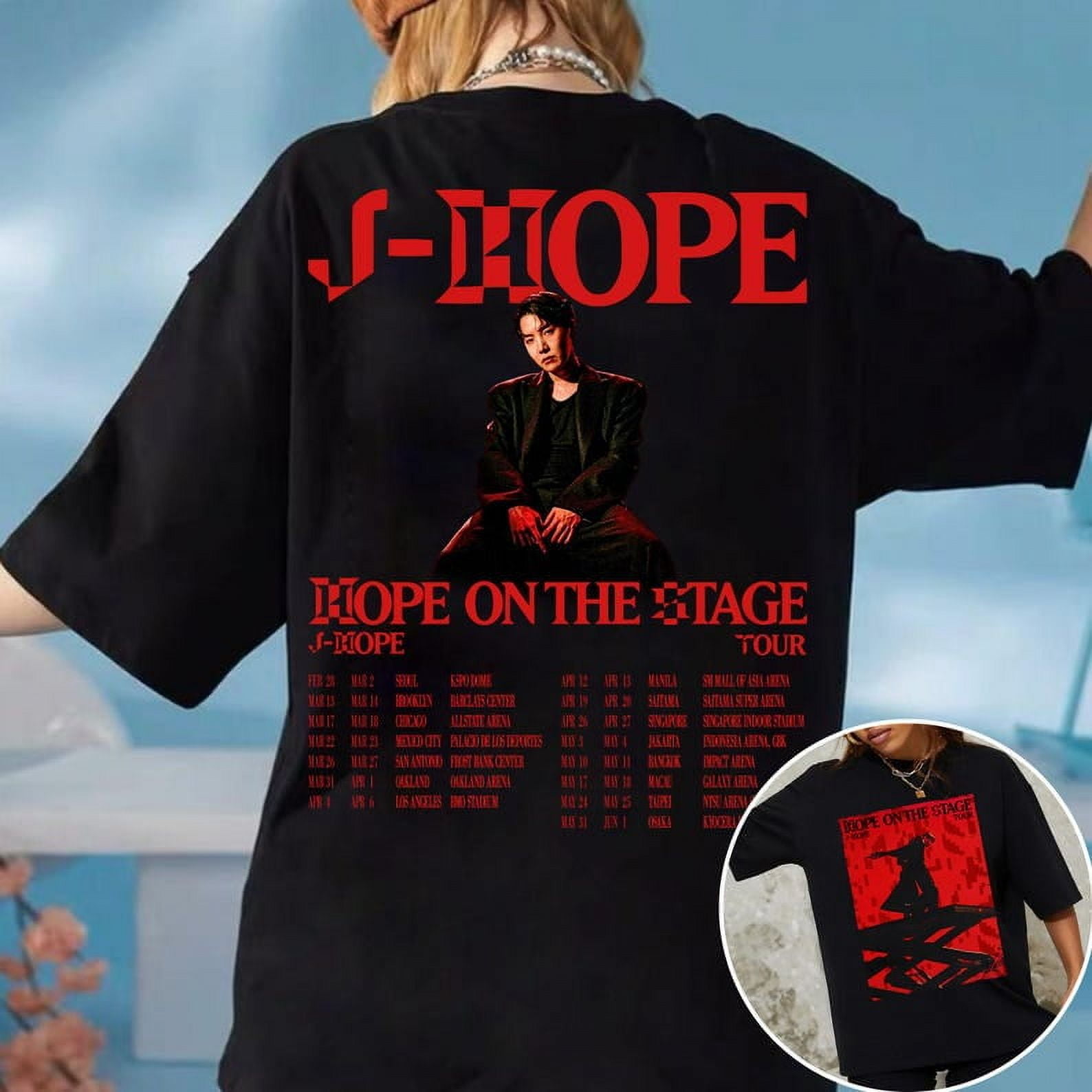 J-Hope Hope On The Stage Tour T-shirt, Hope On The Street Shirt, J Hope ...