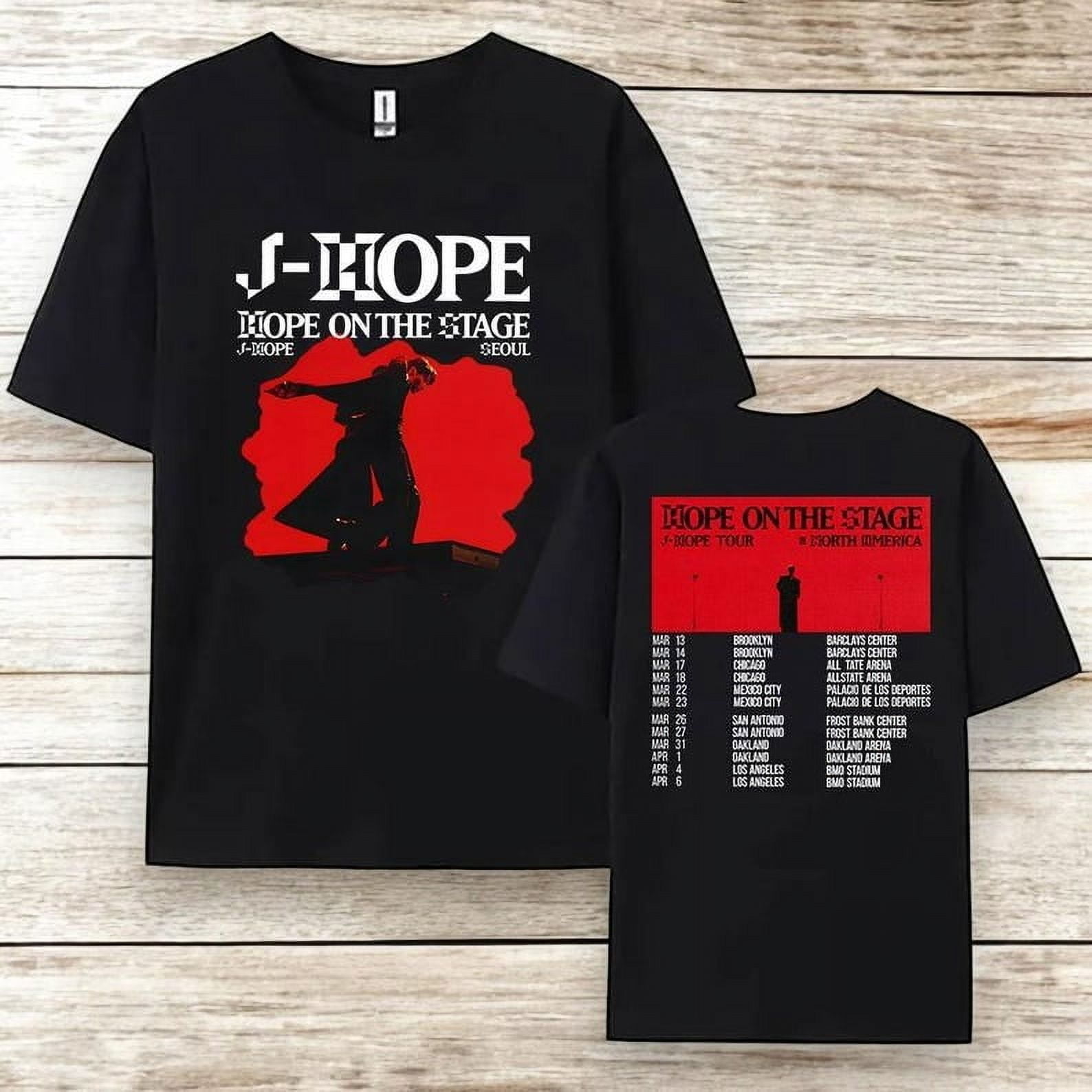 J-Hope Hope On The Stage Tour Wash shirt All Sizes - Walmart.com