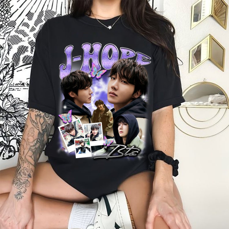 J Hope Kpop T-shirt, BTS Members Shirt, BTS Group Shirt, BTS Members Tee, Kpop Star Matching ...