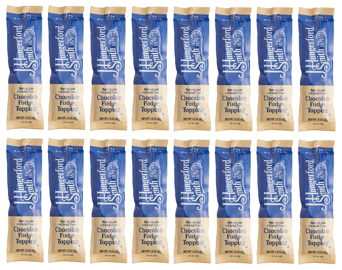 J. Hungerford Smith Chocolate Fudge Portion Control Packets 1.5 oz ...