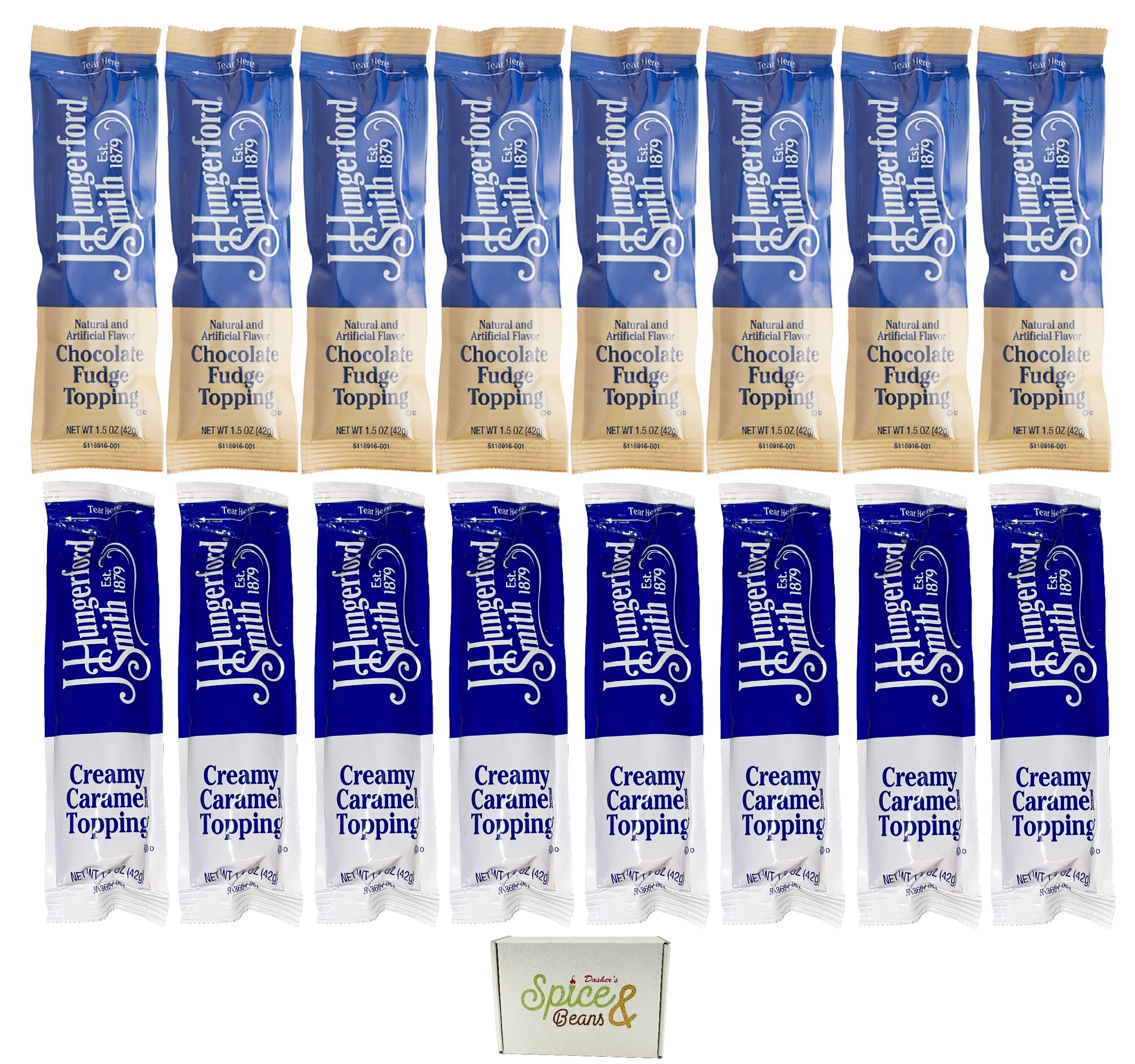 J Hungerford Smith Ice Cream Parlor 16 Piece Portion Control Packet ...