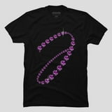 J In Amethyst Script Jeweled Font Monogram, H12470 T-Shirt, for Men and ...