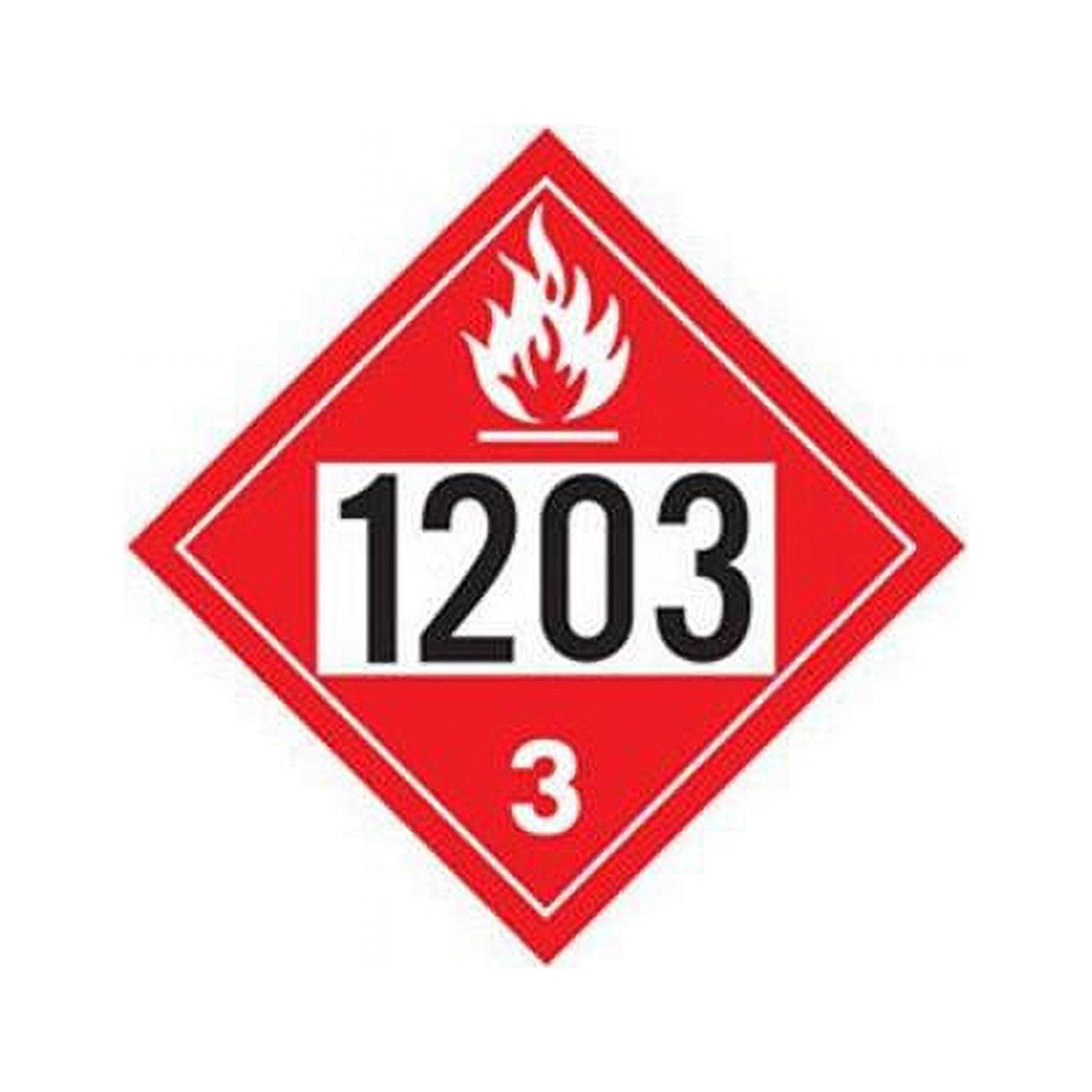 J.J. Keller UN 1267 Flammable Class 3 Tagboard Non-Adhesive Placard ...