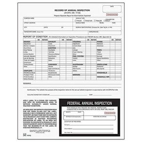 Dot Inspection Forms