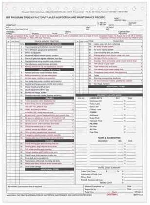 J. J. Keller & Associates, Inc. BIT Program Tractor/Trailer/Truck ...