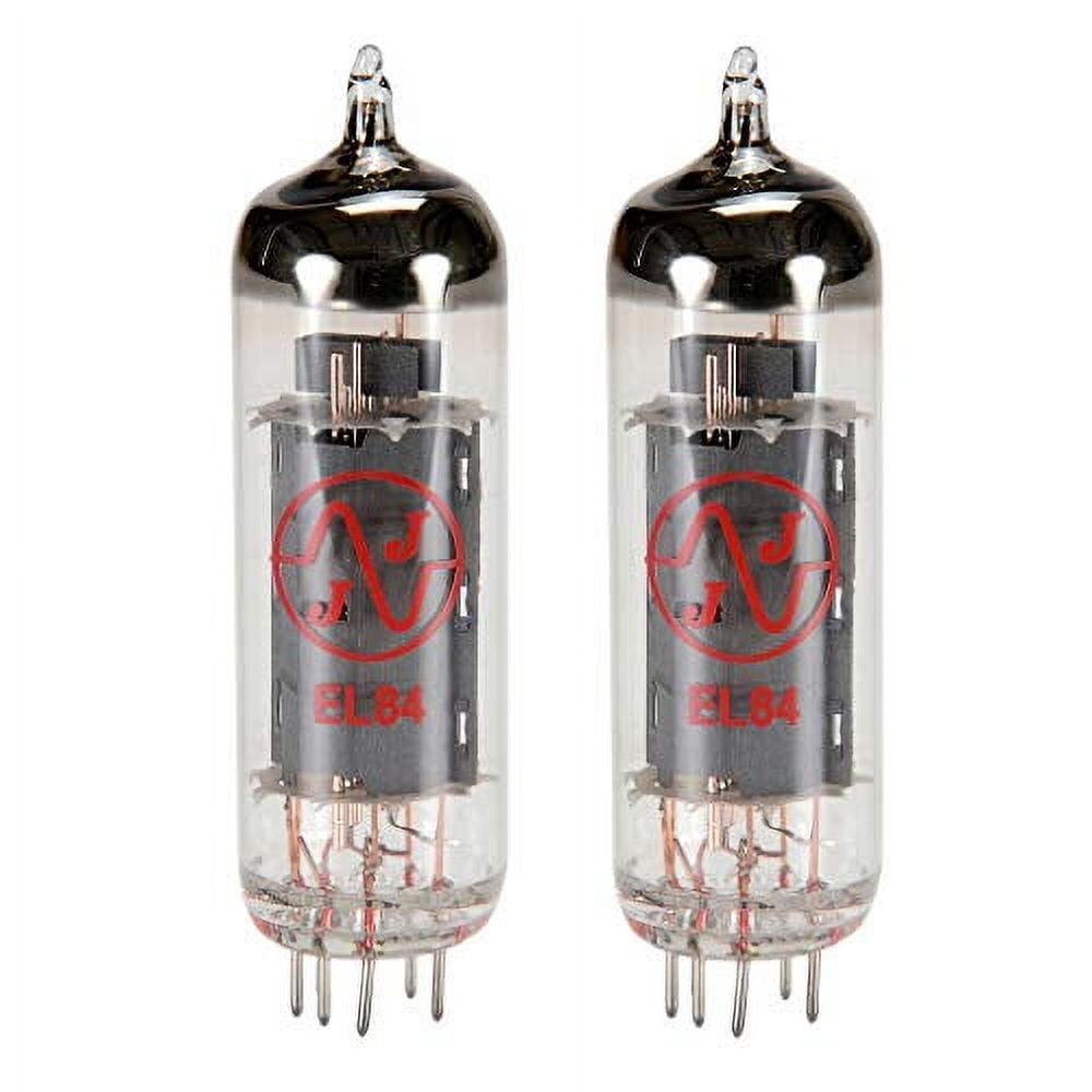 J.J. Matched Pair Vacuum Tubes, JJ EL84 6BQ5, Glass, Transparent ...
