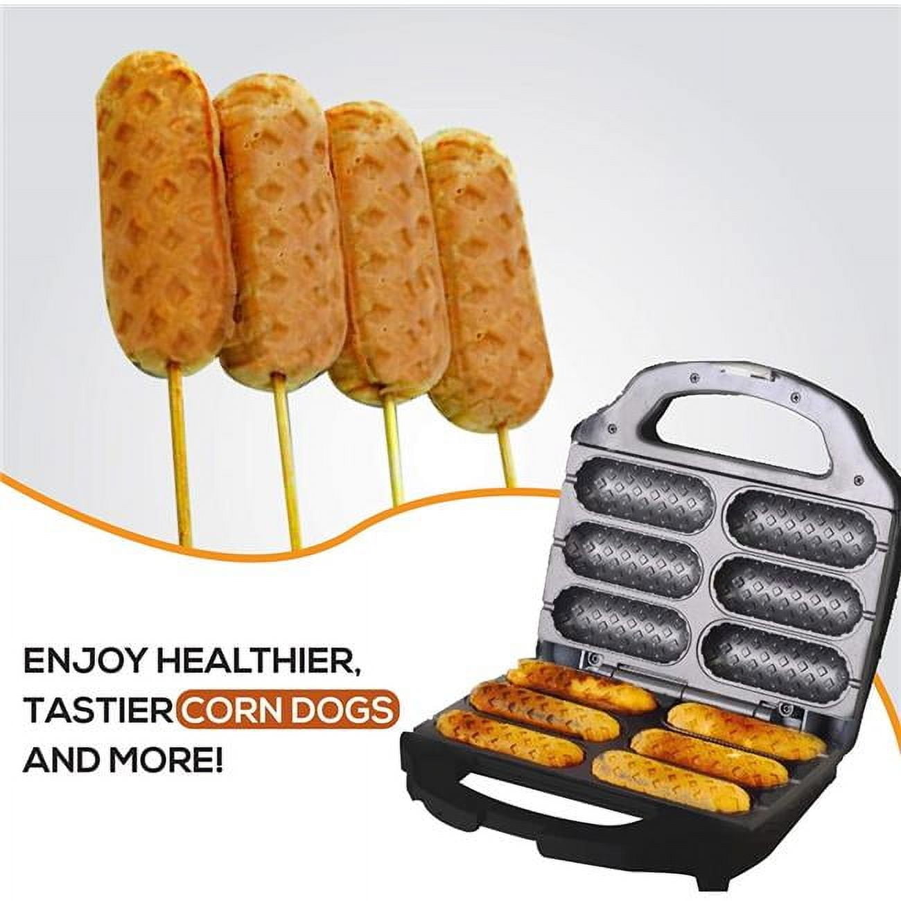 J-Jati Home Hot Dog Cooker, Waffle Corn Dog Maker, Stick Maker, and Hot ...