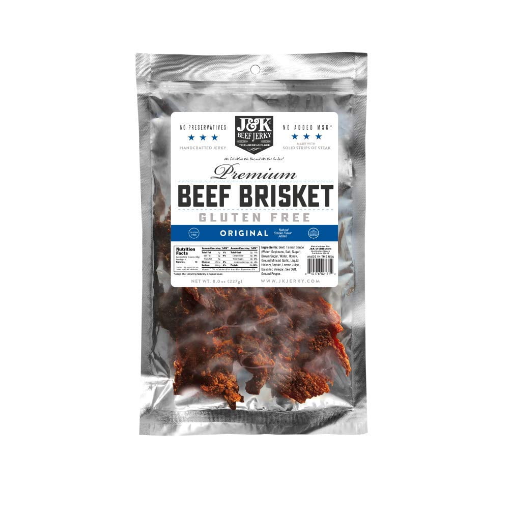 J&K Jerky Original Beef TMA2 Jerky - Hand Crafted Small Batch American ...