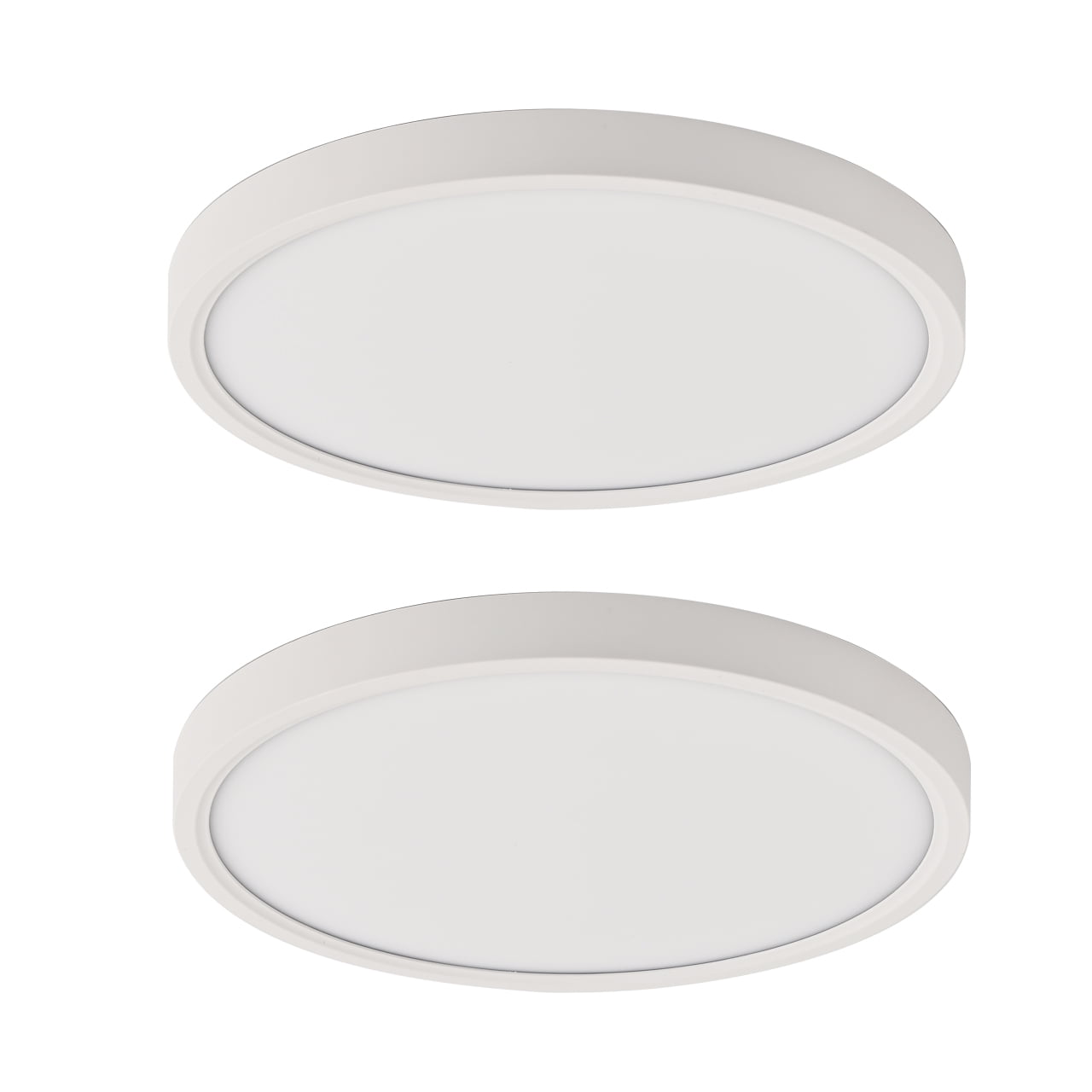 J&L 2Pack 12 Inch LED Surface Mount Ceiling Light 24W 3000K/4000K/6000K ...