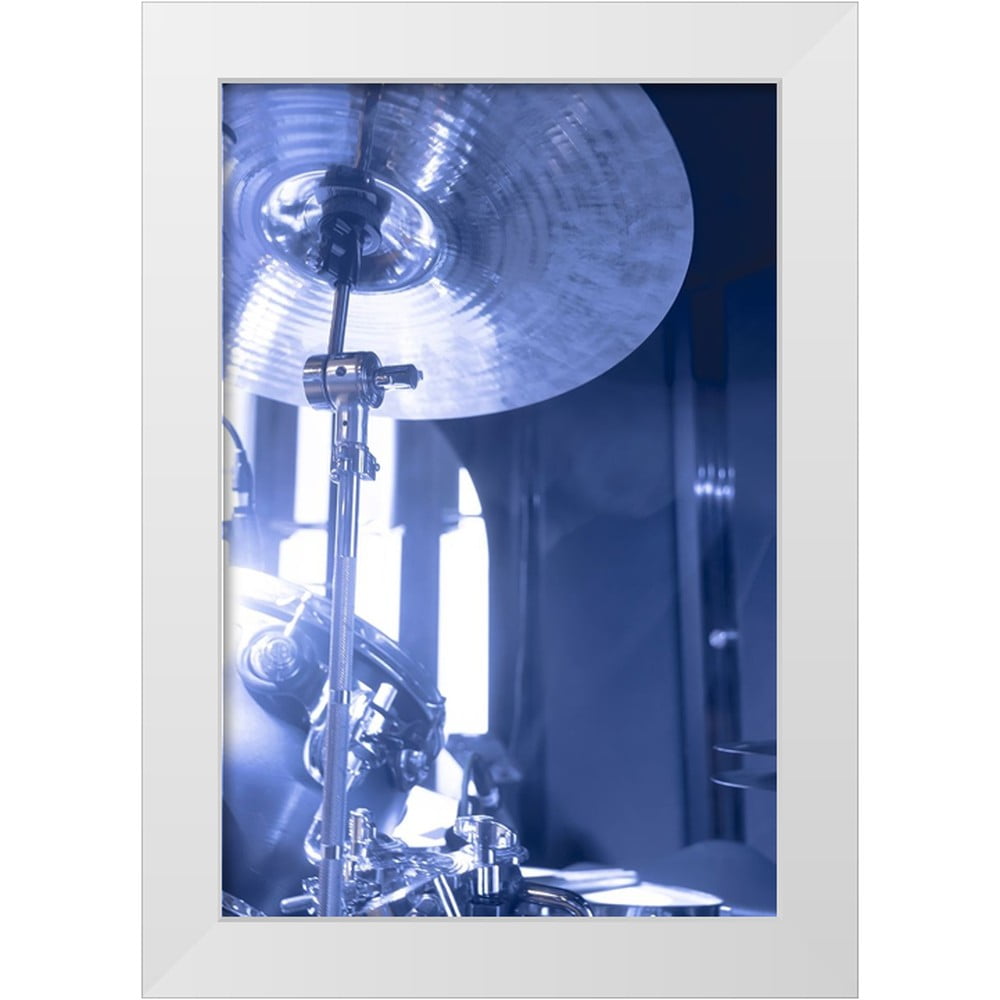 J:L Design 17x24 White Modern Wood Framed Museum Art Print Titled ...