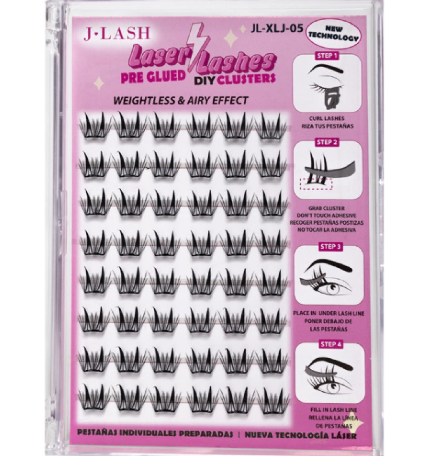 J LASH LASER LASHES (PRE-GLUED) - Walmart.com