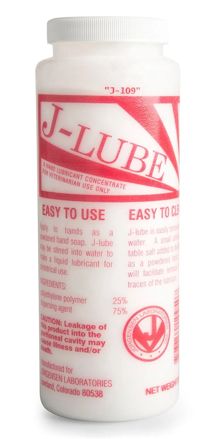 J-LUBE 10 oz Powder - Slippery Concentrated Obstetrical Lubricant for ...