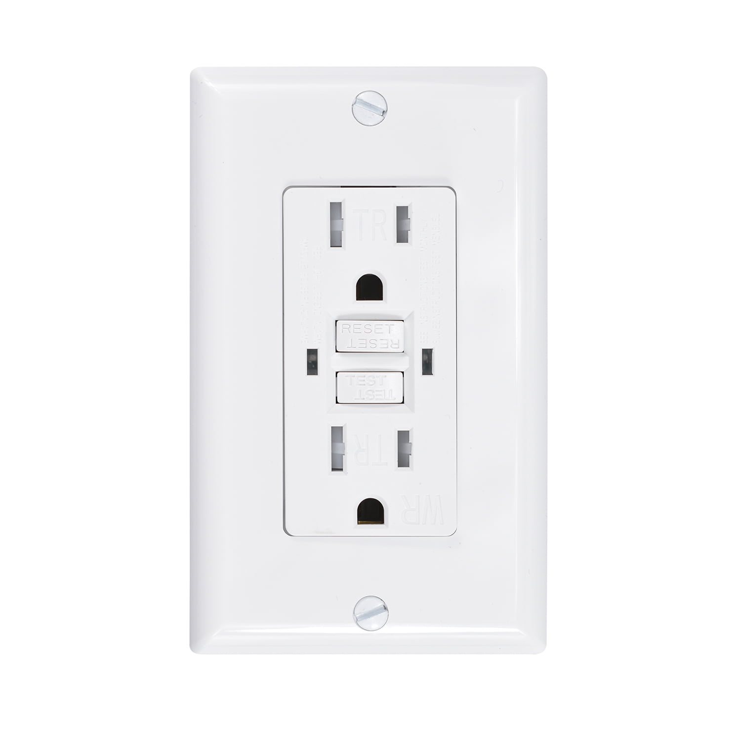 J.LUMI GFC2301 Duplex Self-Test Tamper and Weather Resistant GFCI ...