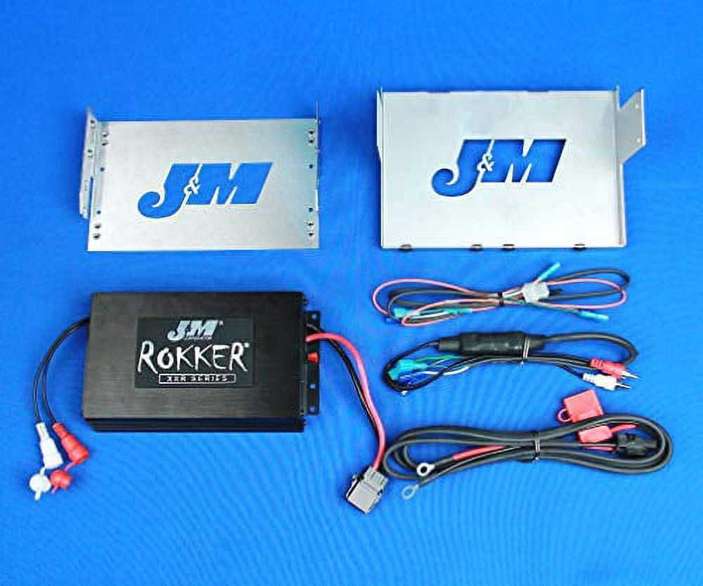 J & M 400 W 2-Channel Amp Kit - '06-'13 Street Glide/Ultra Jamp-400Hc06 ...