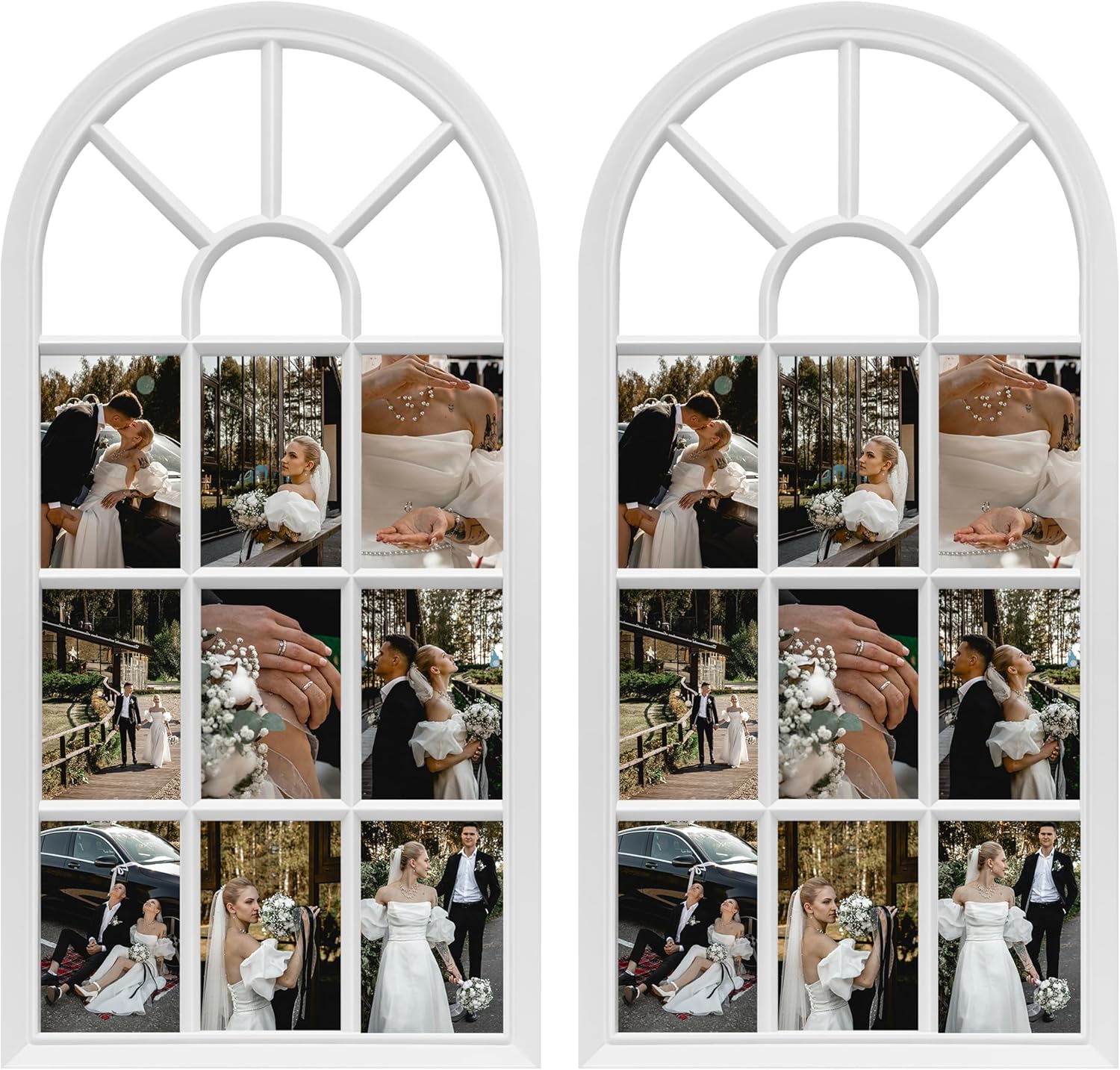 J.M.Deco 2 Pack - Collage Picture Frames for Wall Holds 9 Psc 4 x 6 ...