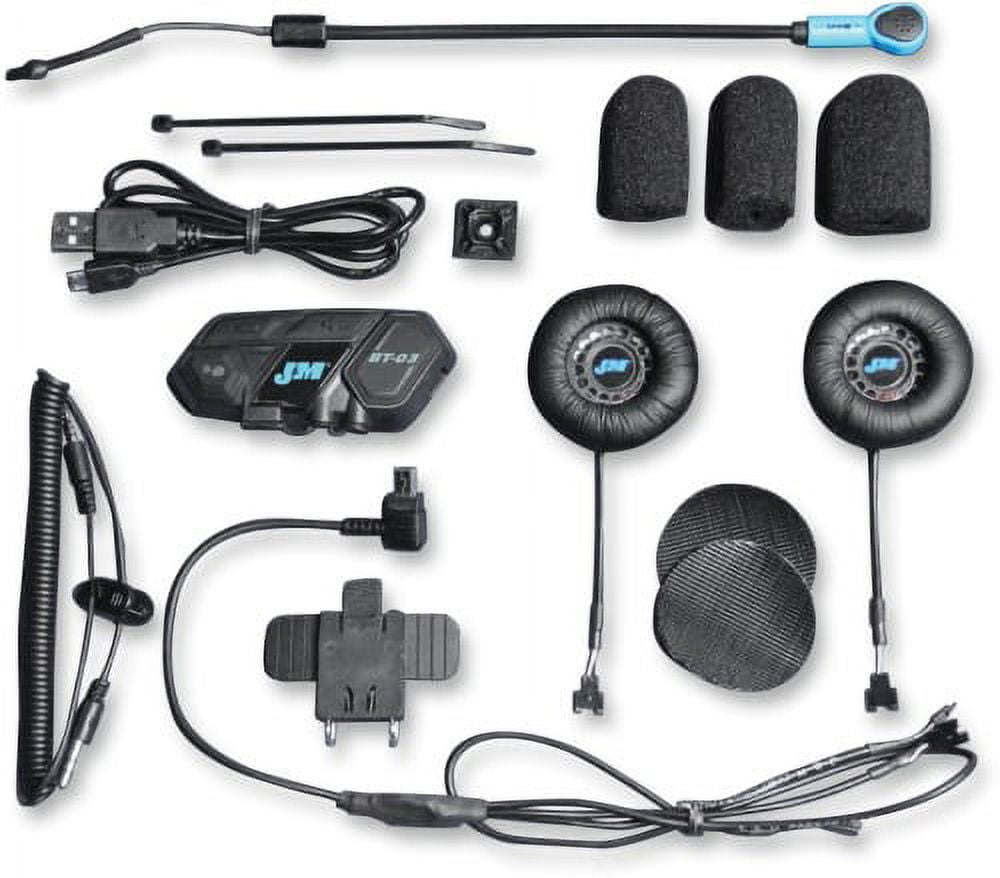 J&M Elite BT-03 Bluetooth Headset, Flip-Up/Open Style - Walmart.com