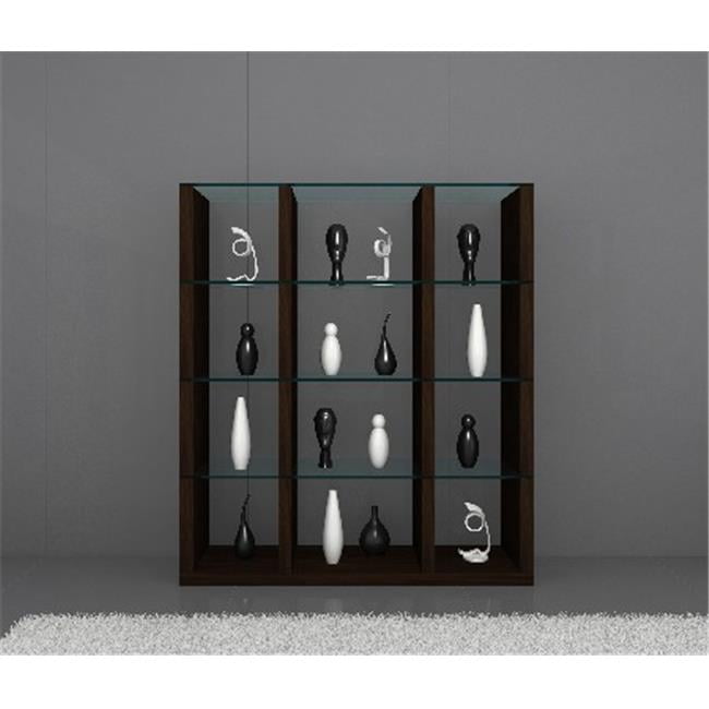 J & M Furniture 17706 Float Wall Unit - Dark Oak - Walmart.com