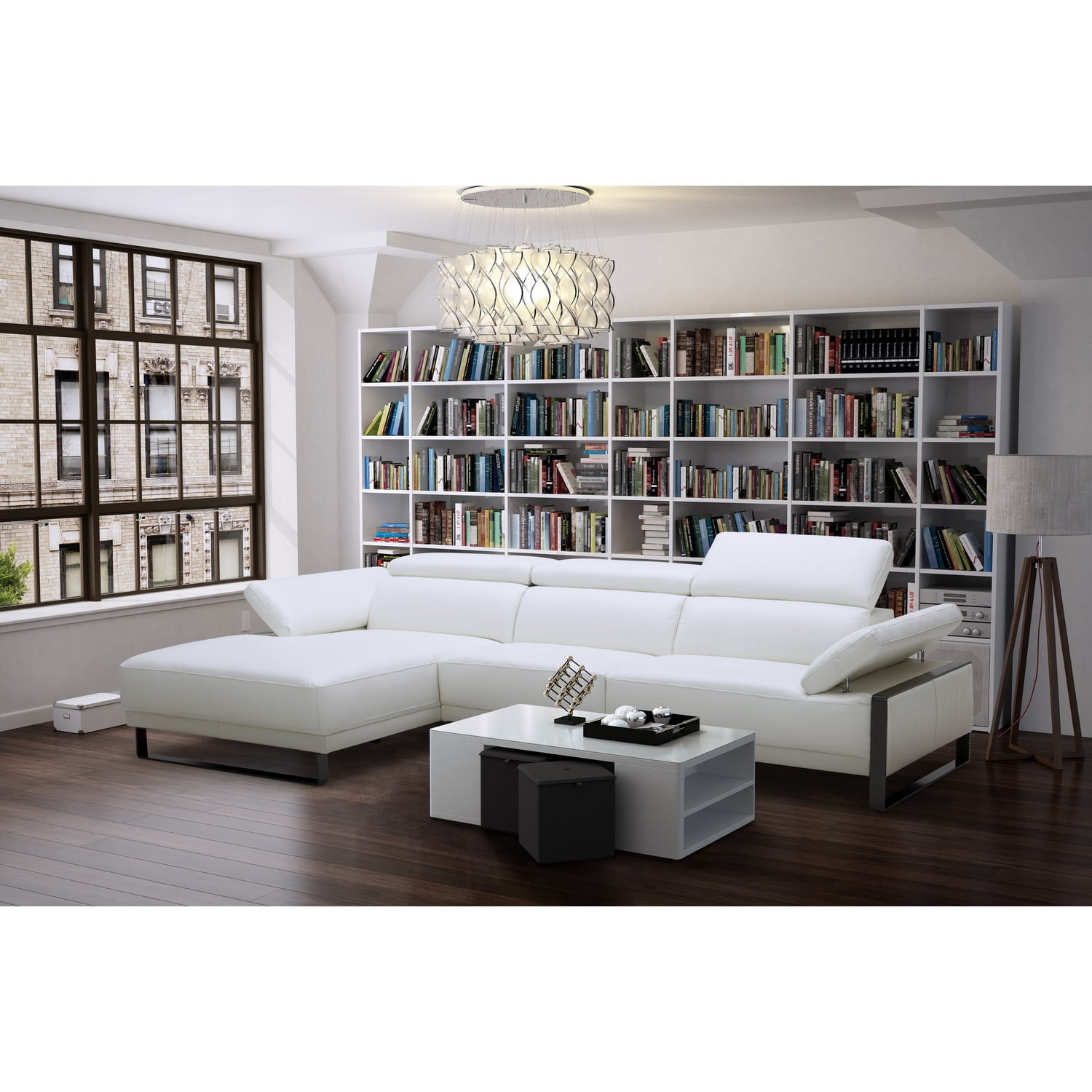 J&M Furniture Fleurier Sectional in Left Hand Facing - Walmart.com
