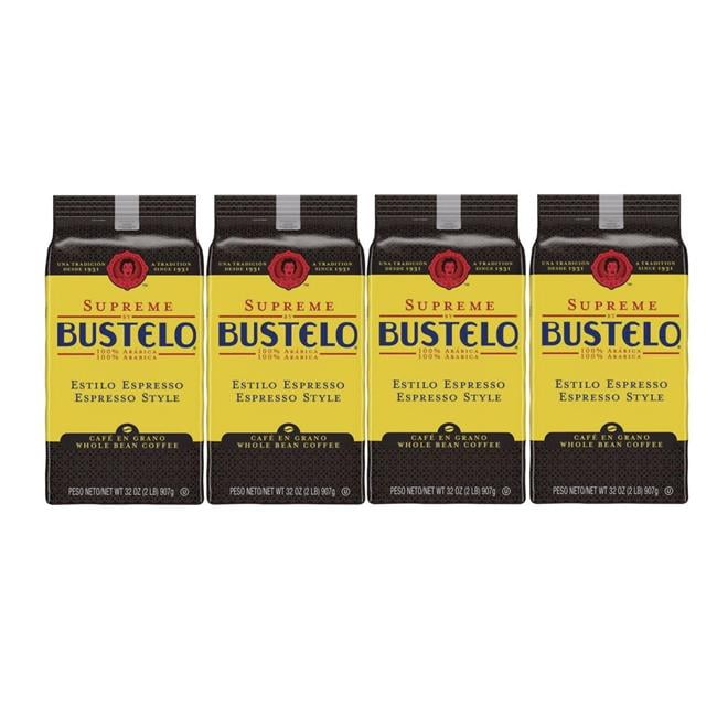 J.M. Smucker FOL21892 32 oz Cafe Bustelo Whole Bean Coffee - Pack of 4 ...