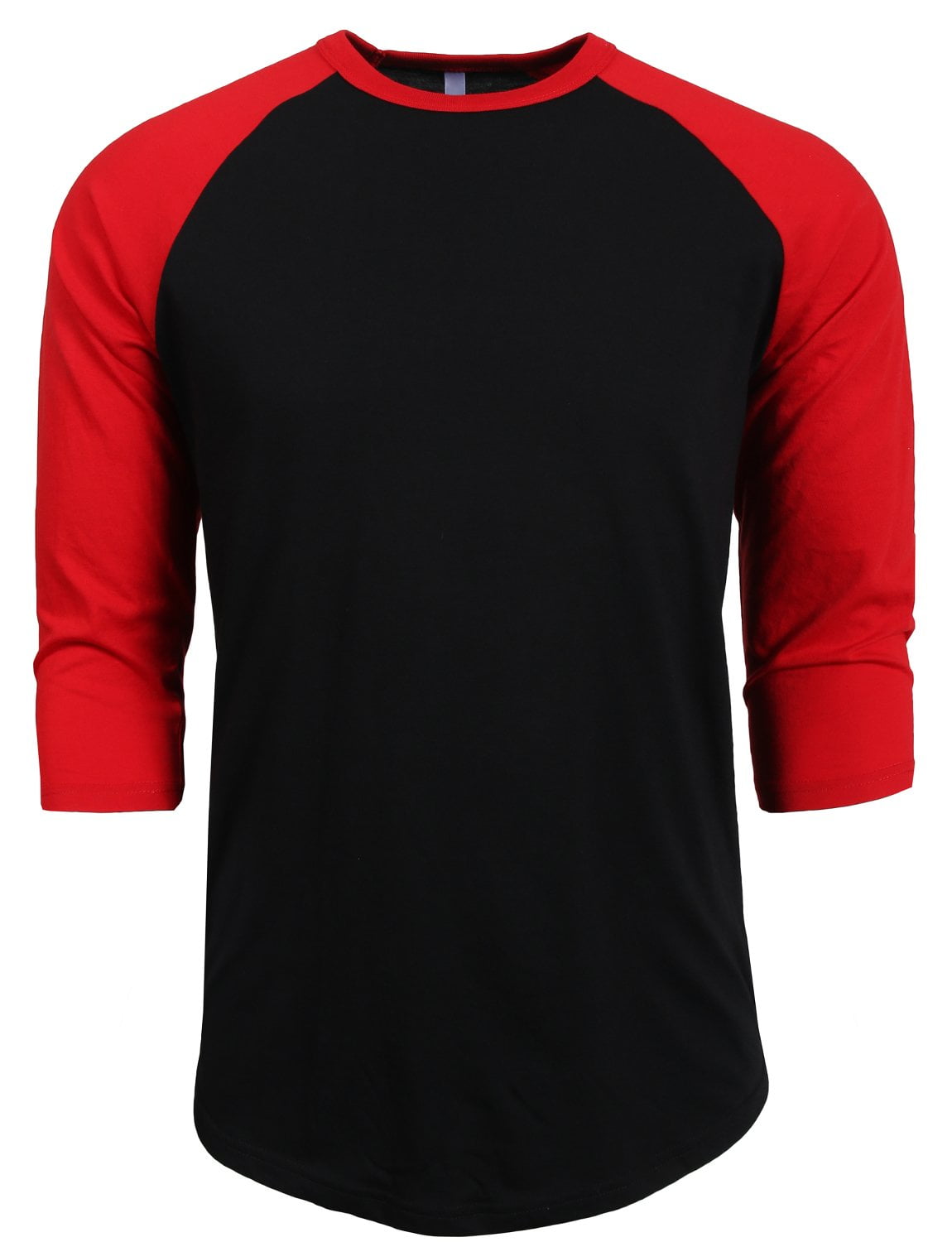 J. METHOD Men's 3/4 Sleeve Baseball Crewneck Tshirt Top Raglan Jersey T ...