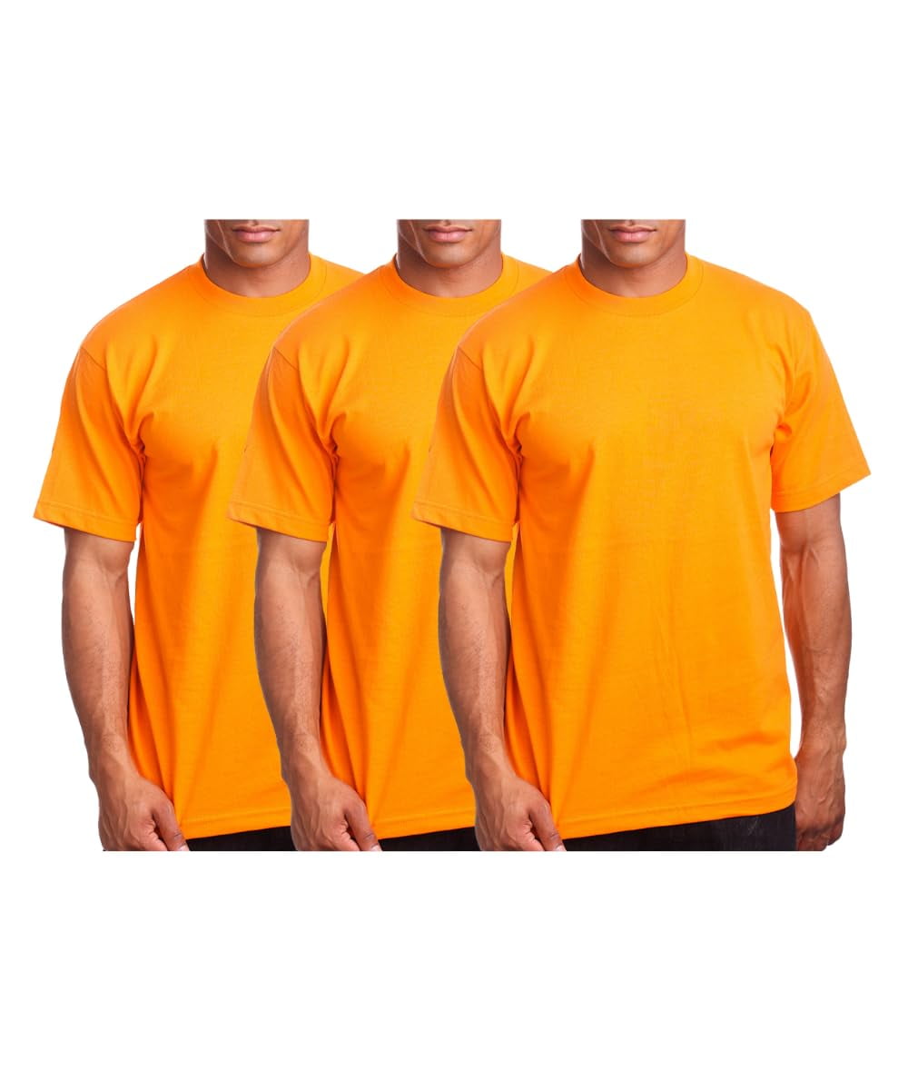 J. METHOD Men's Basic T Shirt – 3 Pack Short Sleeve Crewneck Soft Solid ...