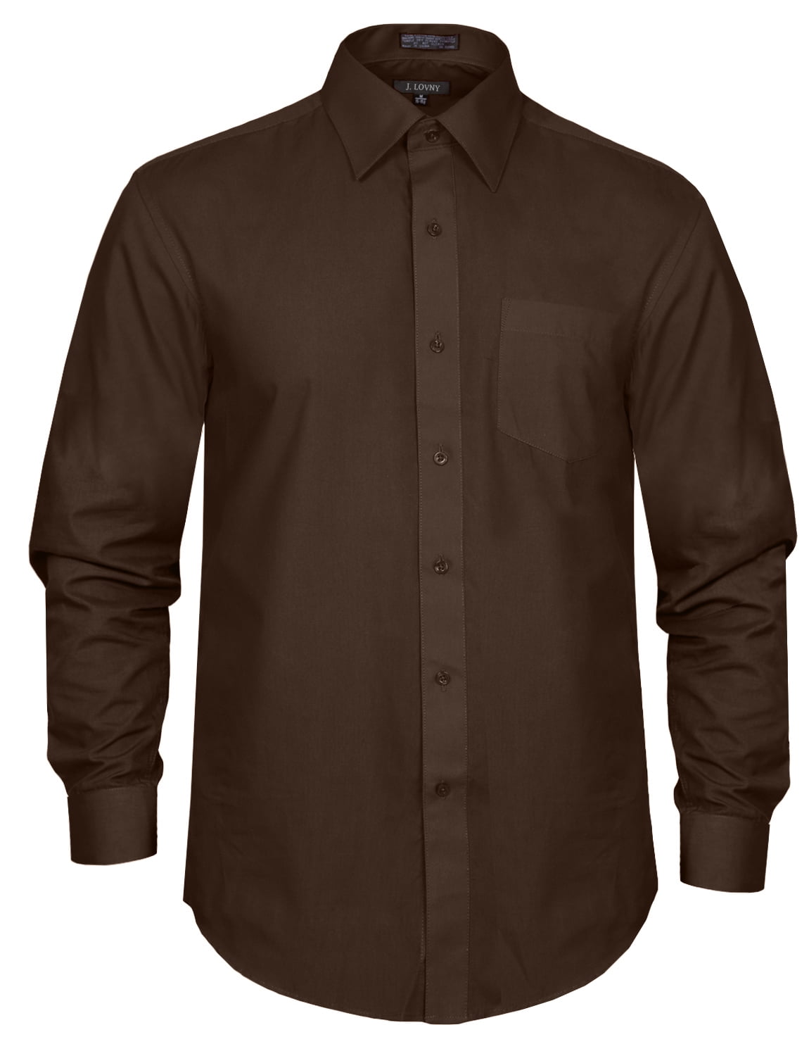 J. METHOD Men's Premium Fabric Solid Color Long Sleeve Regular Fit ...