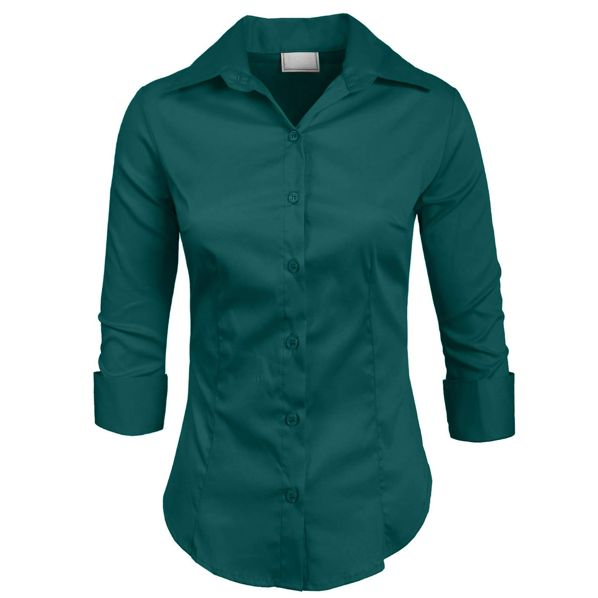 Dark Teal Blouses