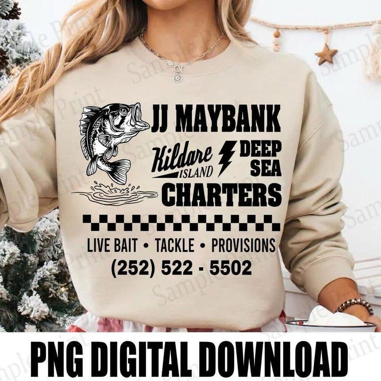 J Maybank . Deep Sea Charters PNG Sweater Design. JJ Fishing Png. Pogue ...