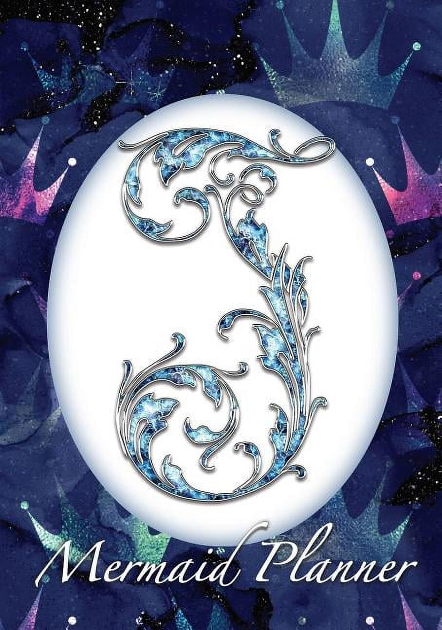 J Mermaid Planner: 52 Week Mermaid Monogram Undated Planner and Journal ...