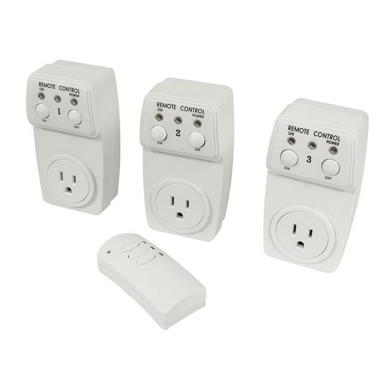 J Miles UH-RP159 Remote Controlled Electrical Plug & Outlet - Wireless ...