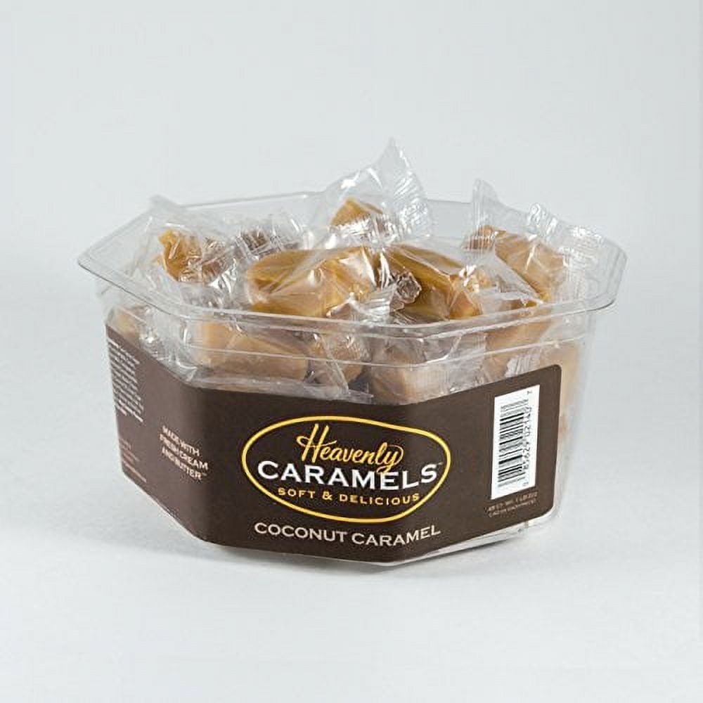 J Morgan Confections Heavenly Caramel | Coconut Flavor | 45 Count Tub ...