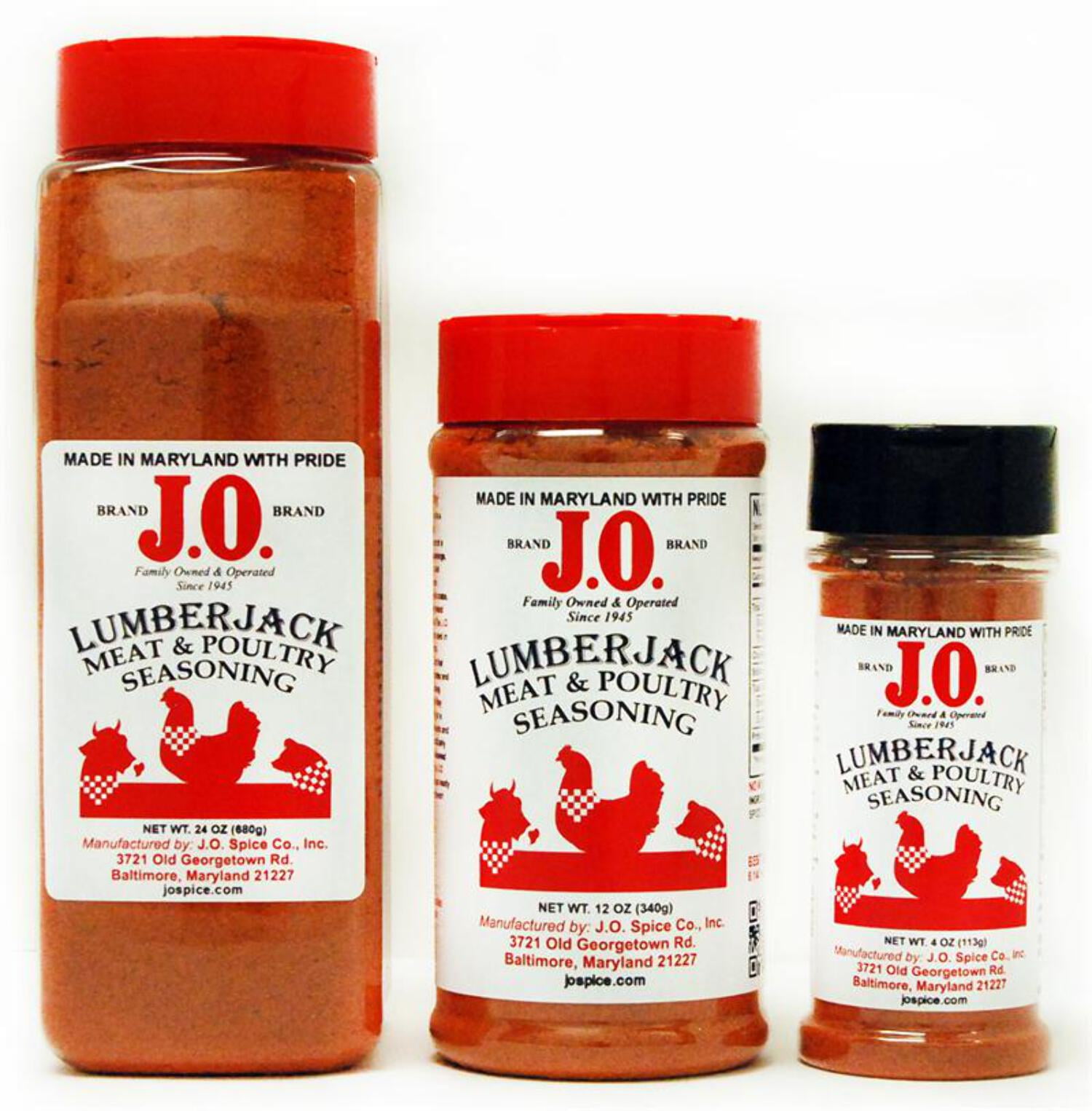 J.O. Spice Lumberjack Meat & Poultry Seasoning for Kitchen - Walmart ...