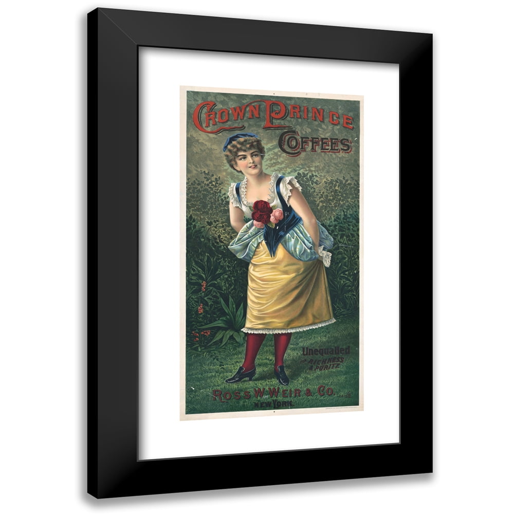 J.Ottmann Lith. Co. 14x24 Black Modern Framed Museum Art Print Titled ...