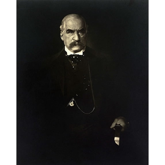 J.P. Morgan Portrait by Edward Steichen - 20x30 Inch Laminated Aviation ...