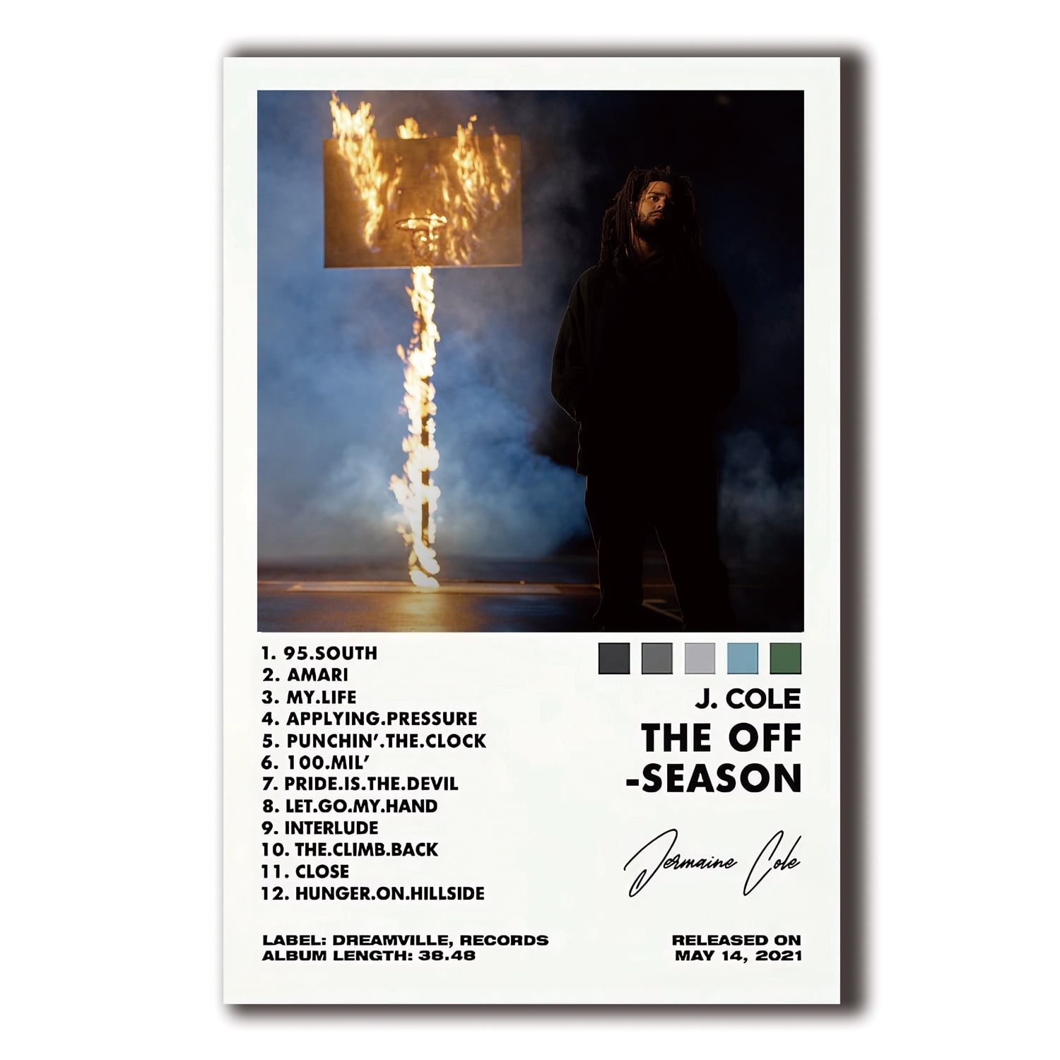 J Poster The Off-Season Album Cover Poster 12x18inch (30x46cm) poster ...