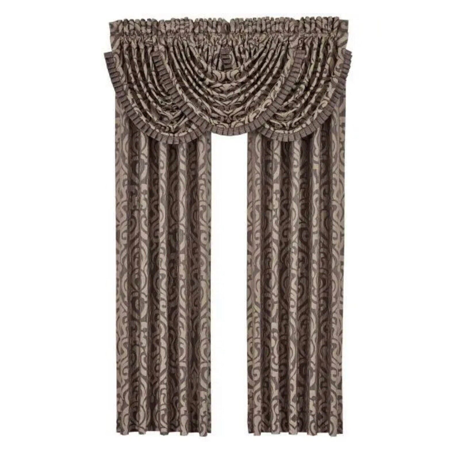 J QUEEN NEW YORK Astoria Mink Two Lined Pole Top Drapery Panels, Pair ...