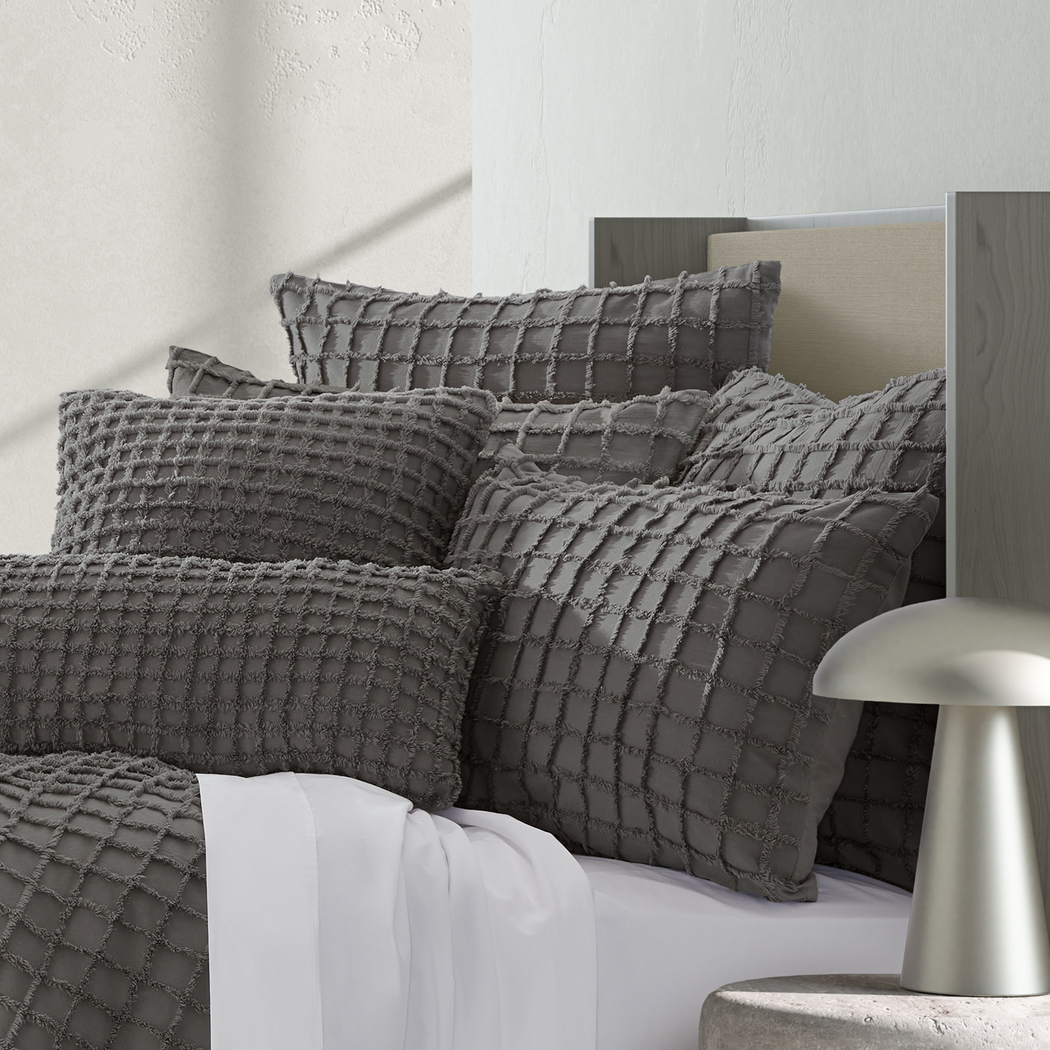 J. Queen New York Cameron Euro Sham Grey - Walmart.com
