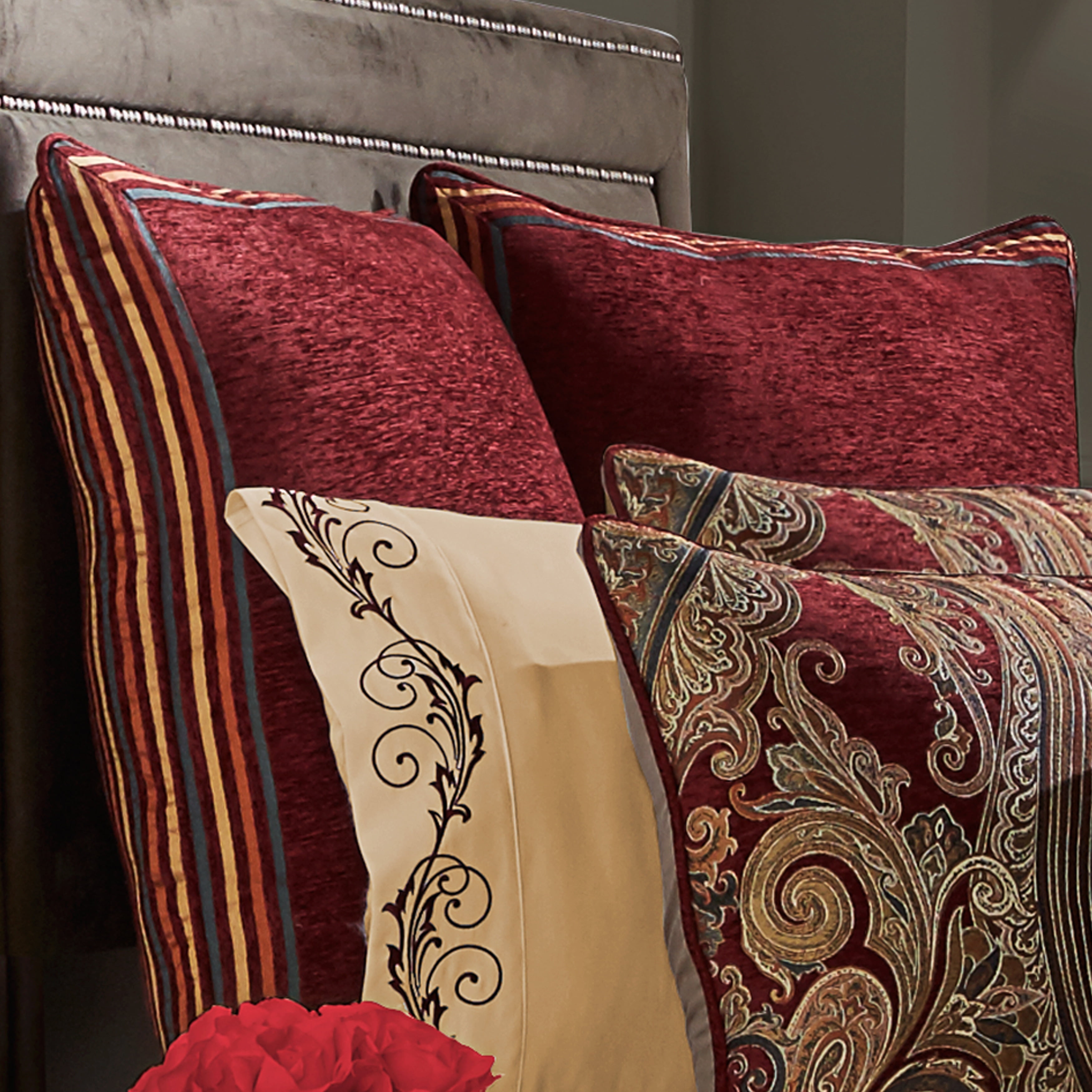 J. Queen New York Garnet Euro Sham - Walmart.com