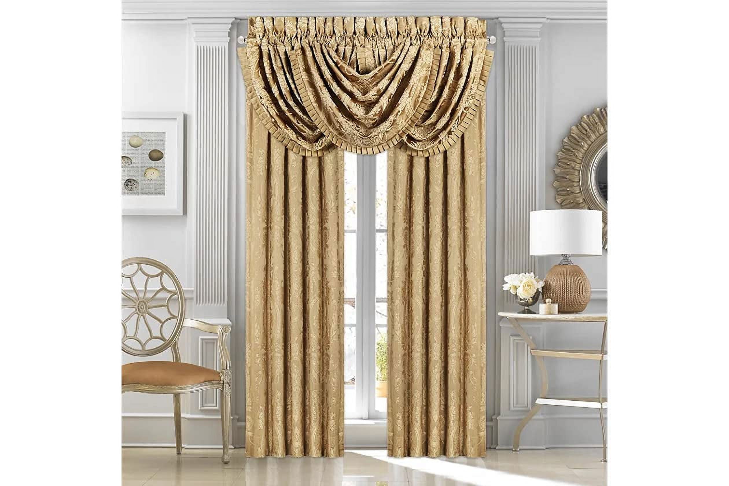 J. Queen New York Napoleon 84-Inch Window Panel Pair in Gold - Walmart.com