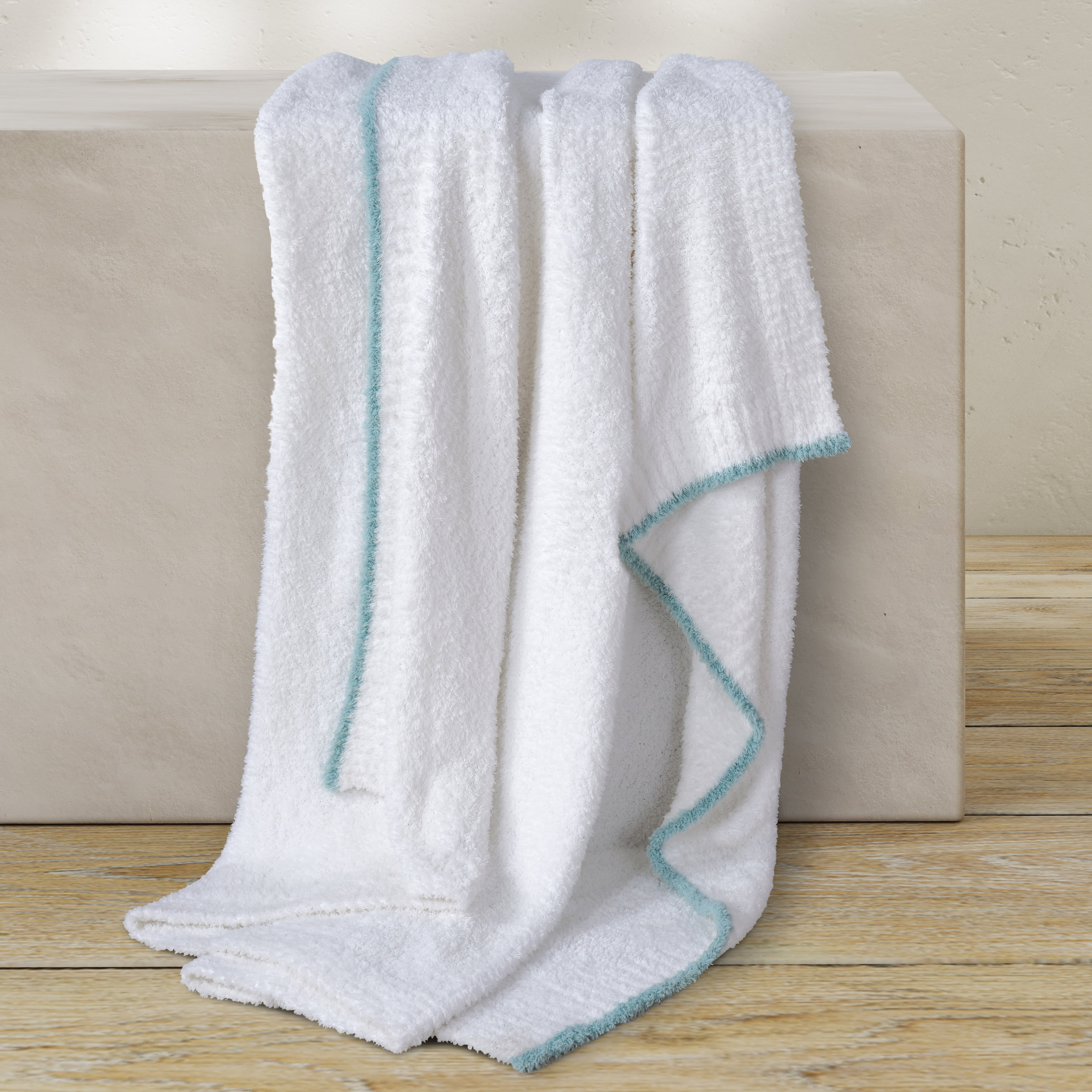 J. Queen New York Sahara Throw Aqua - Walmart.com