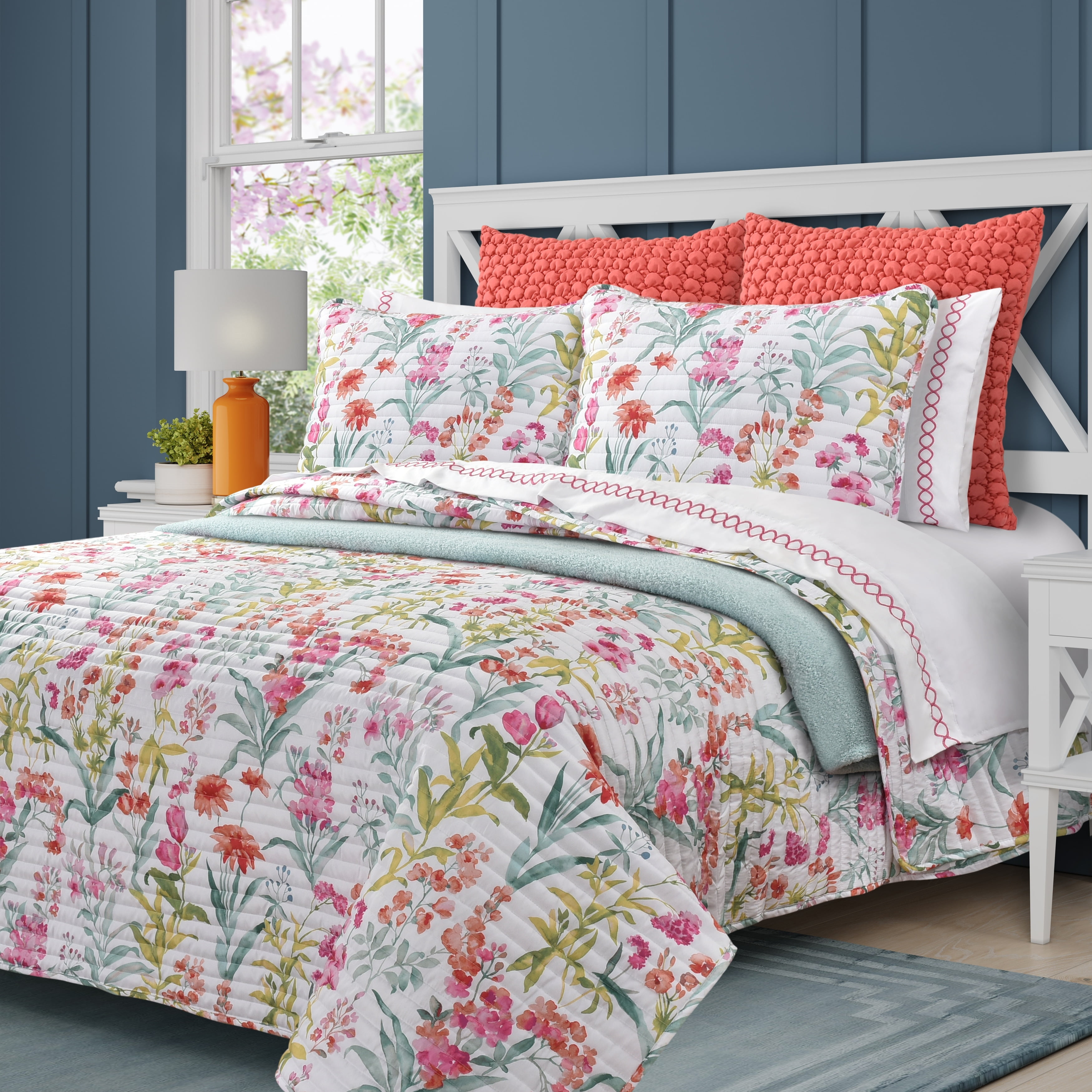 J. Queen New York Tallulah Quilt Set Twin - Walmart.com