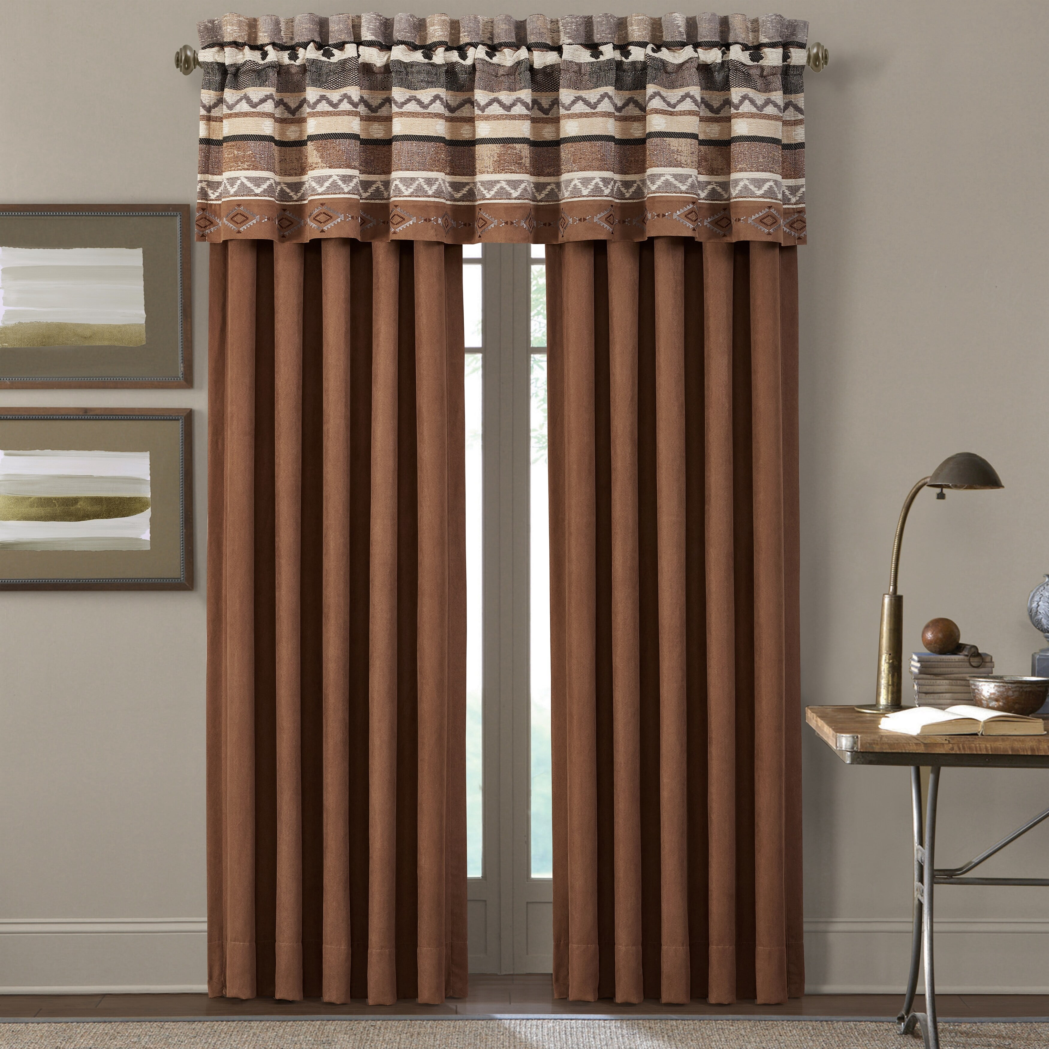 J. Queen New York Timber Window Straight Valance - Walmart.com