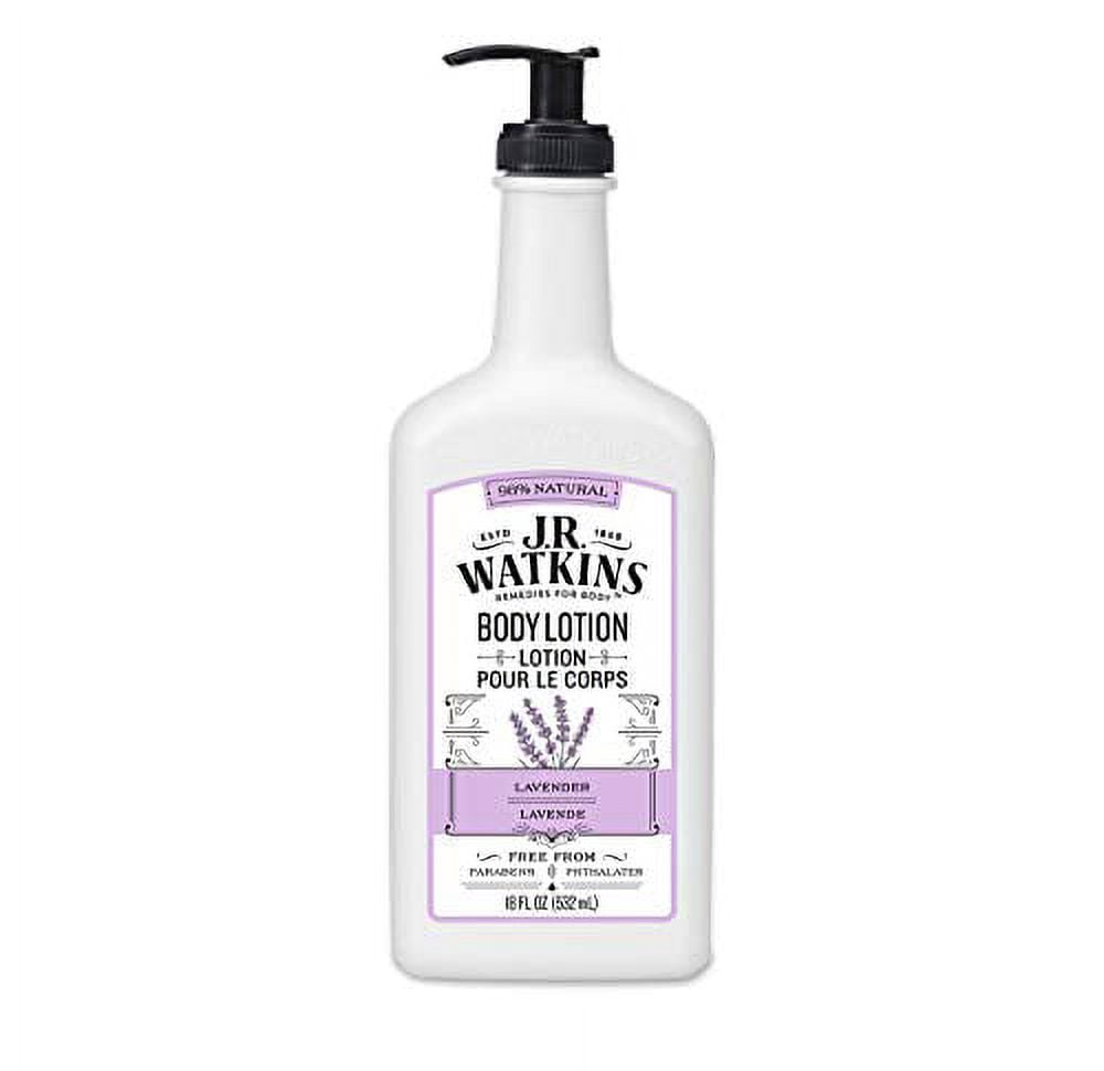 J.R. Watkins Daily Moisturizing Lotion â€“ Body Cream in Pump Dispenser ...